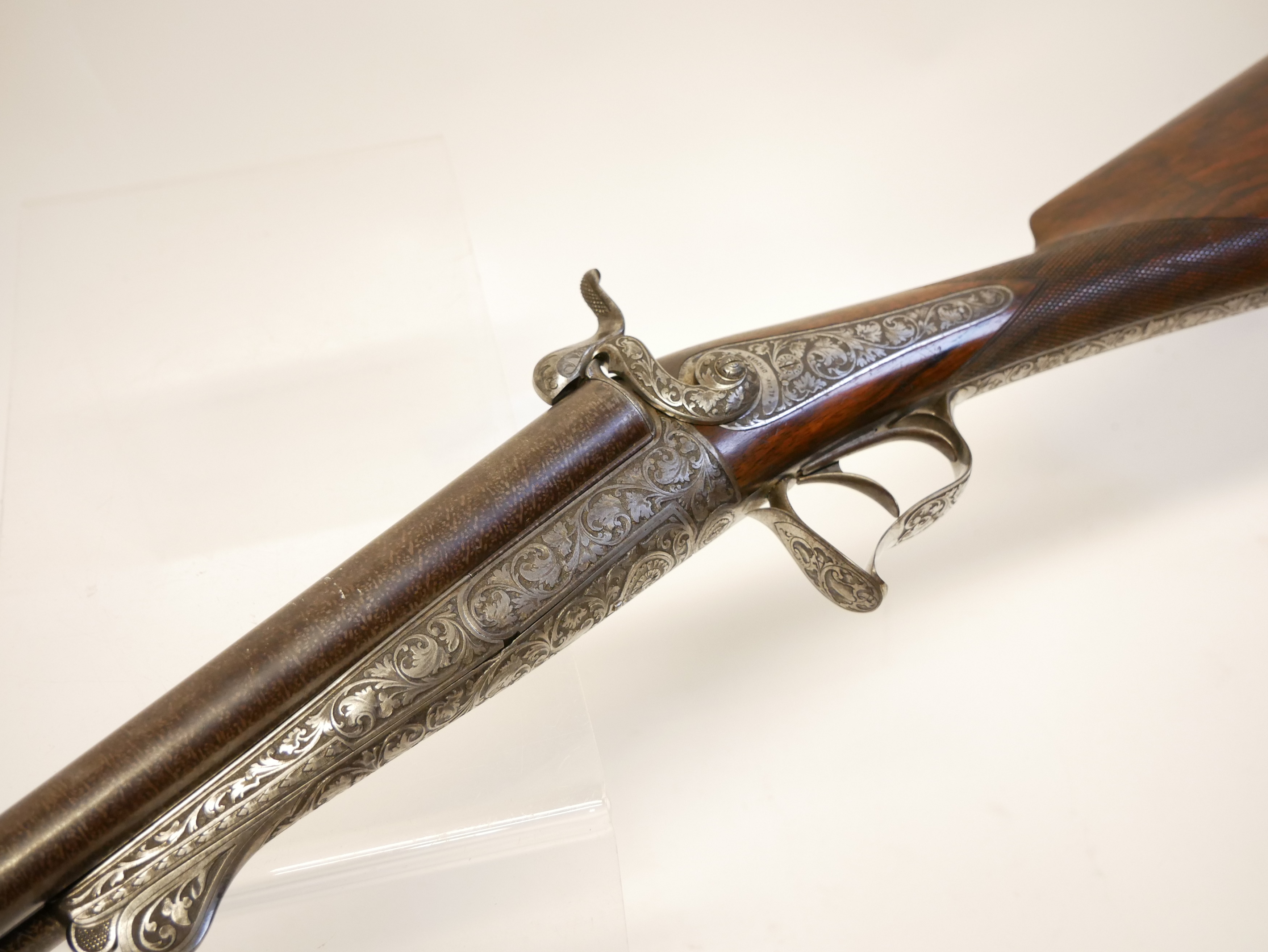 Lot 38 - Drouin 16 bore pin fire shotgun