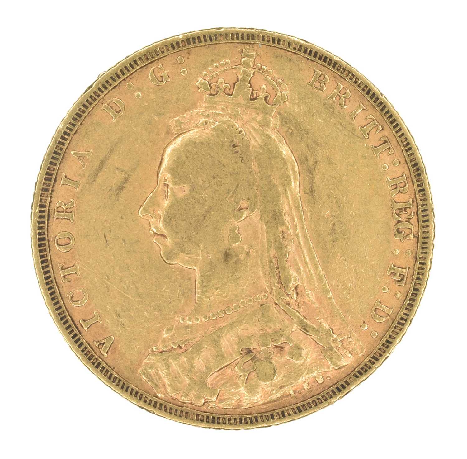 Lot 222 - Queen Victoria, Sovereign, 1892.