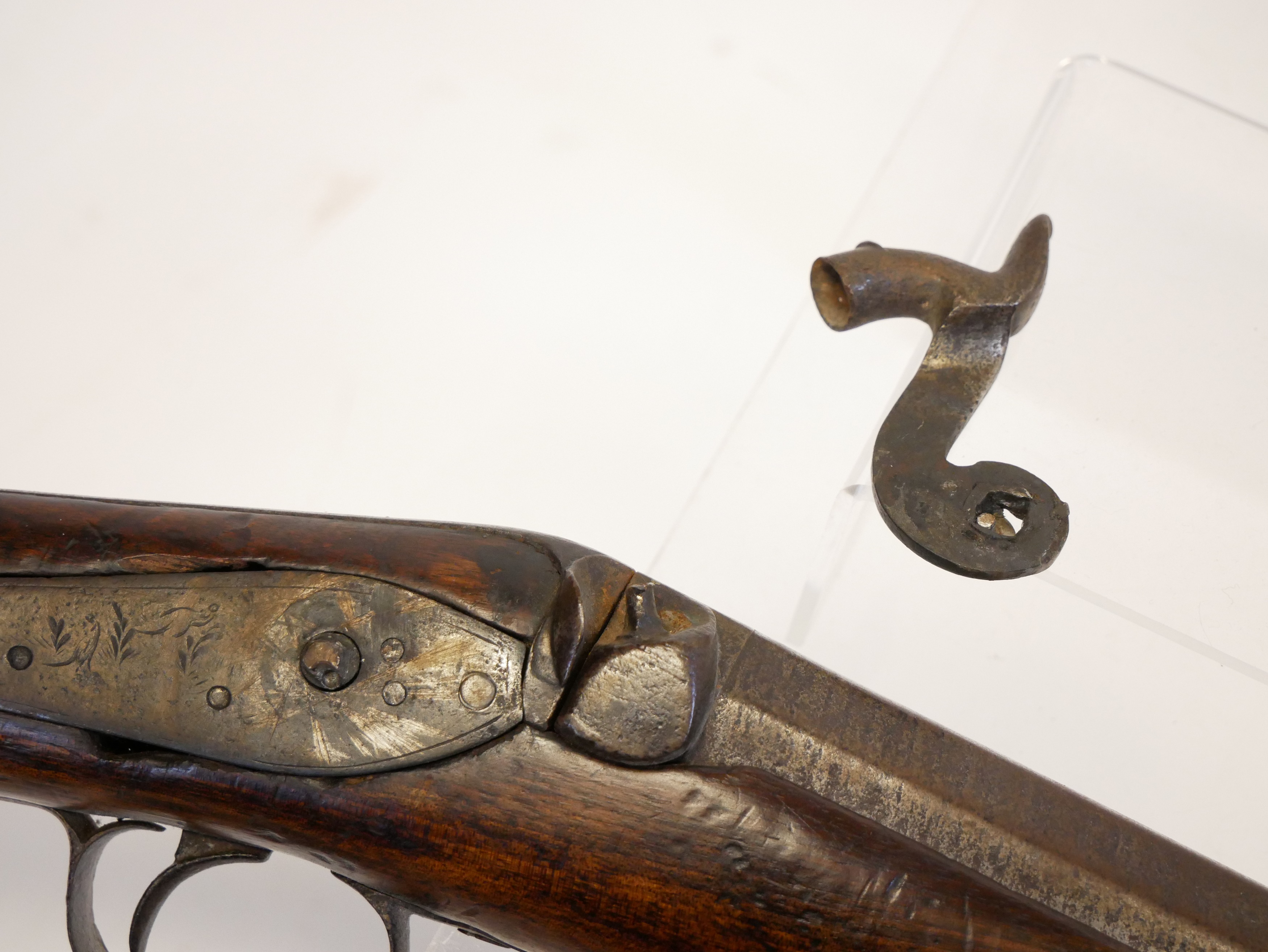 Lot 43 - Percussion shotgun for restoration