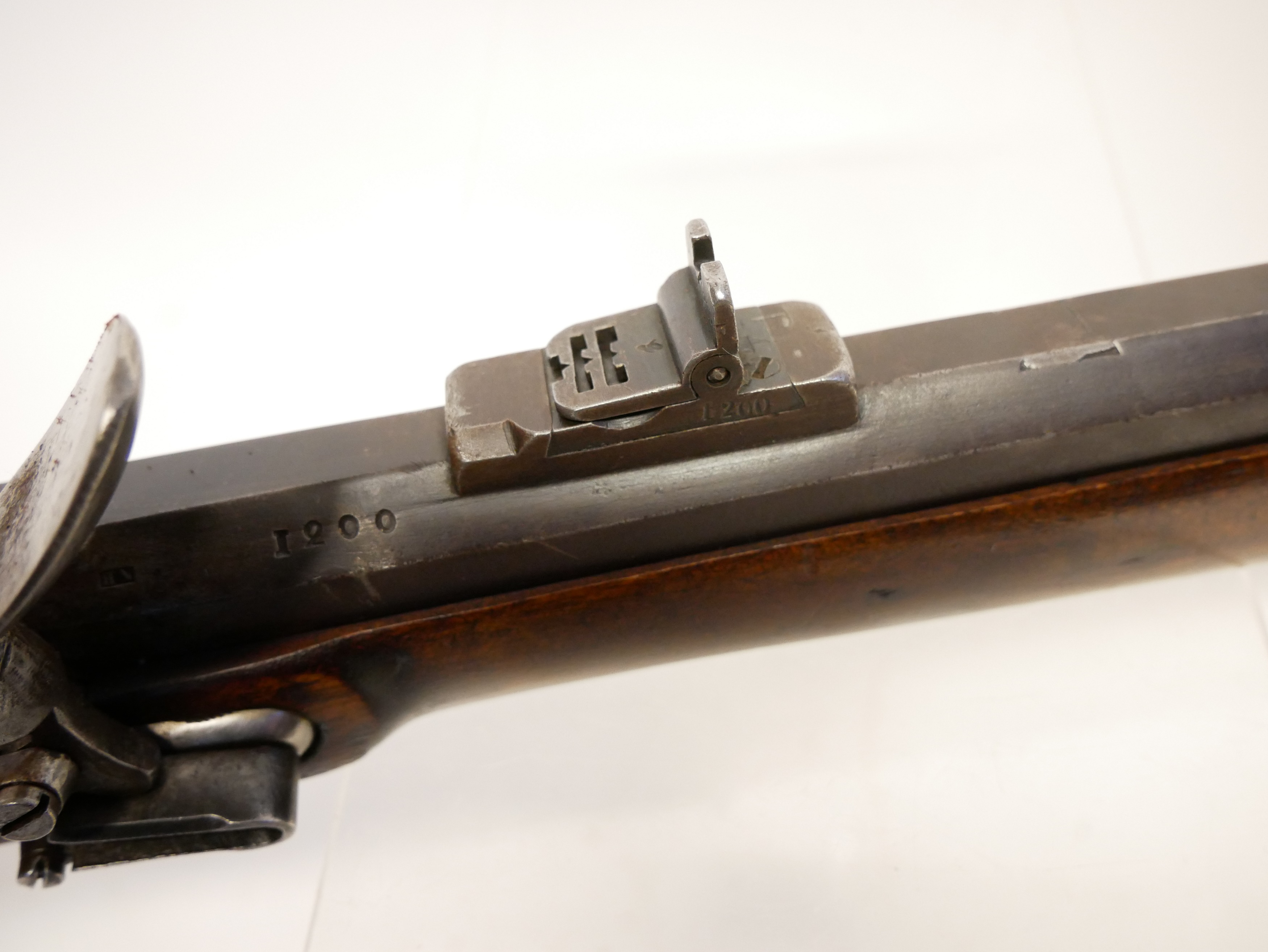 Lot 75 - Flintlock composed Jager rifle