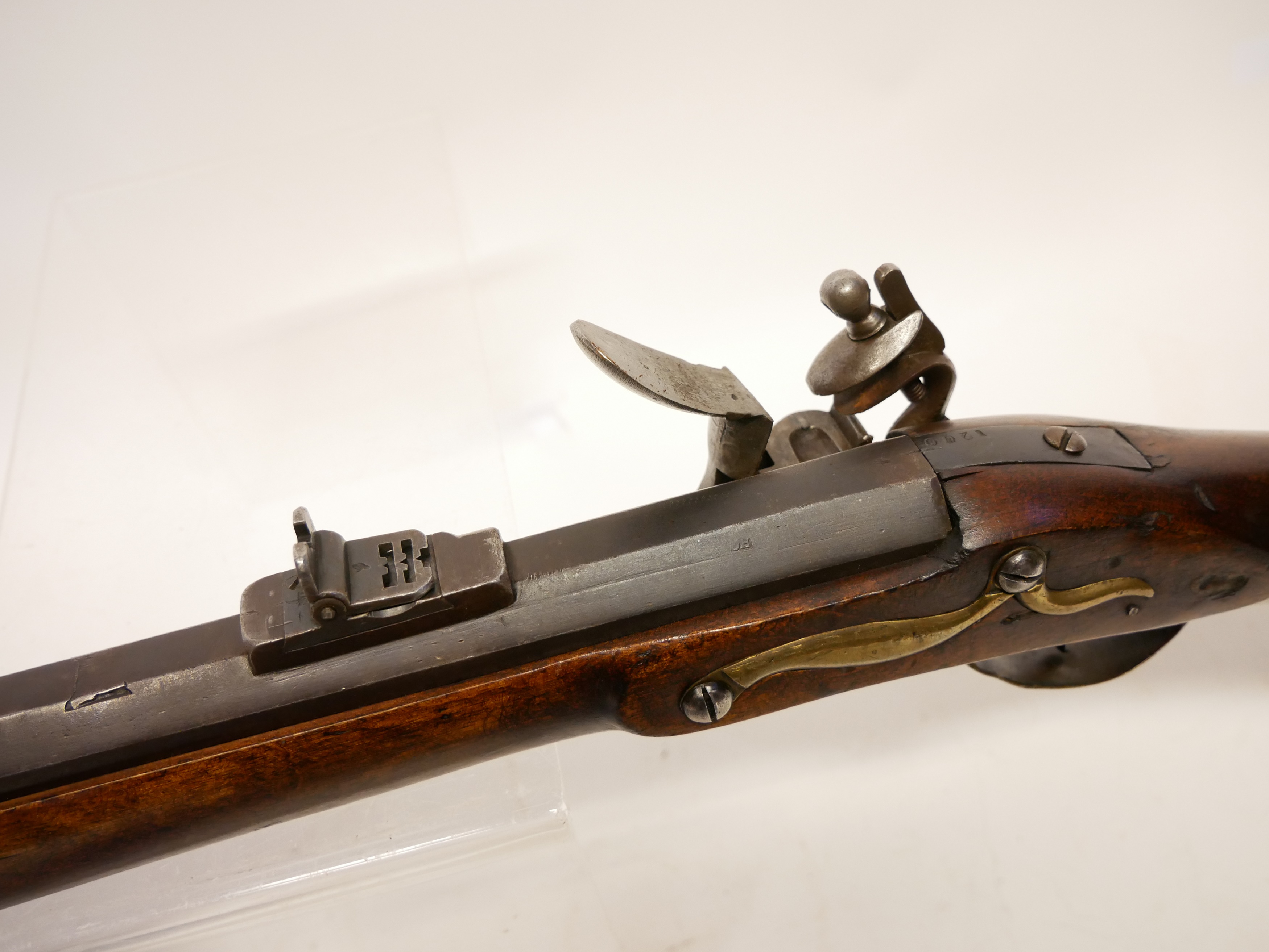 Lot 75 - Flintlock composed Jager rifle