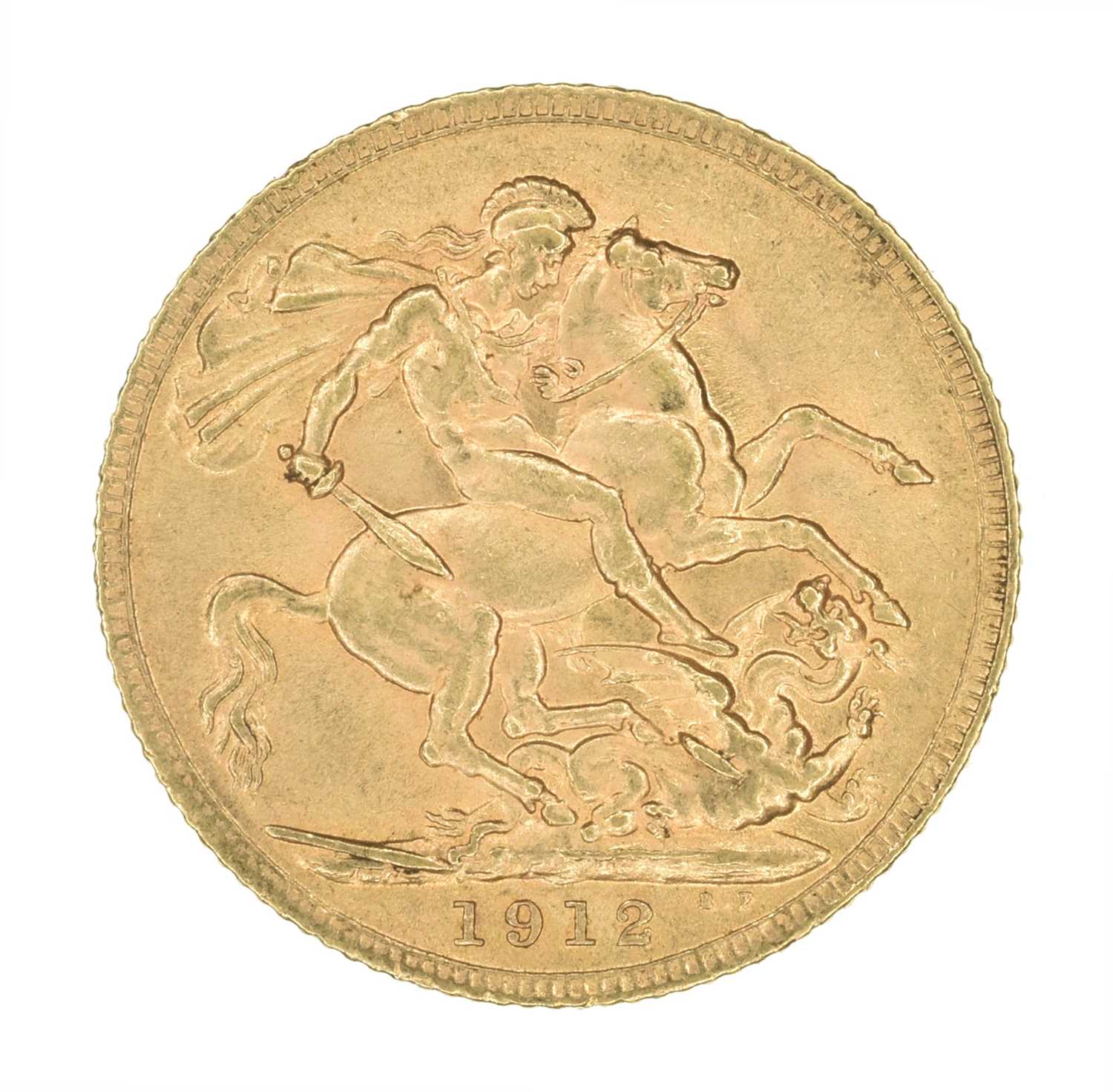 Lot 19 - King George V, Sovereign, 1912.