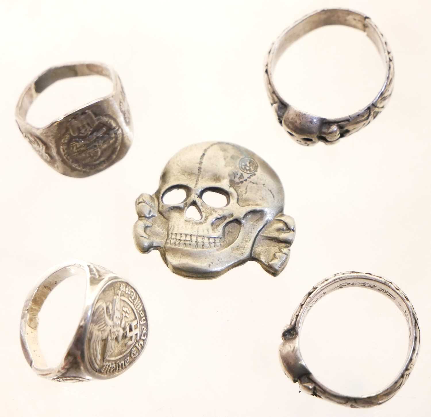 Lot 483 - Collection of post war SS items