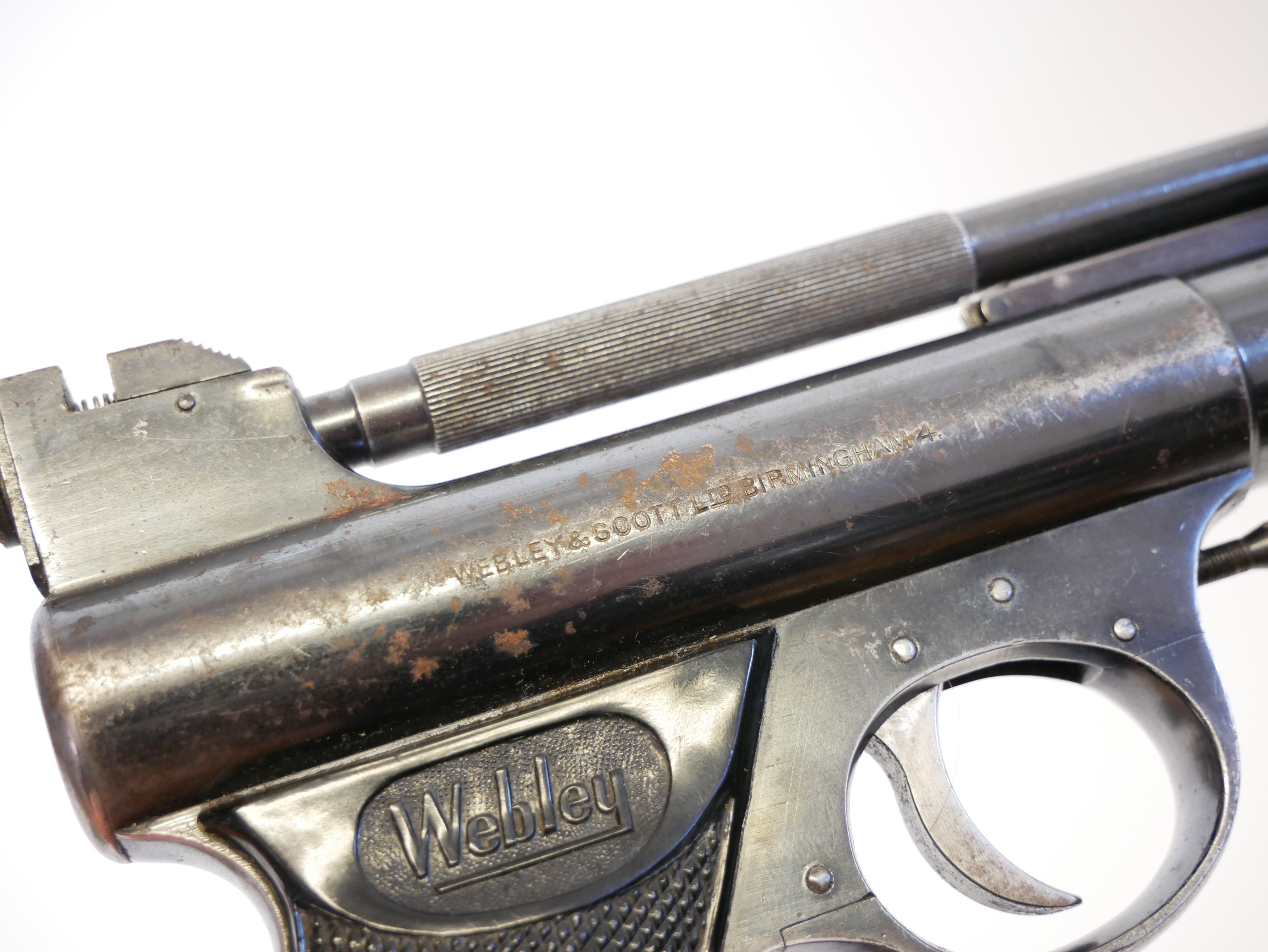 Lot 52 - Webley MkI air pistol