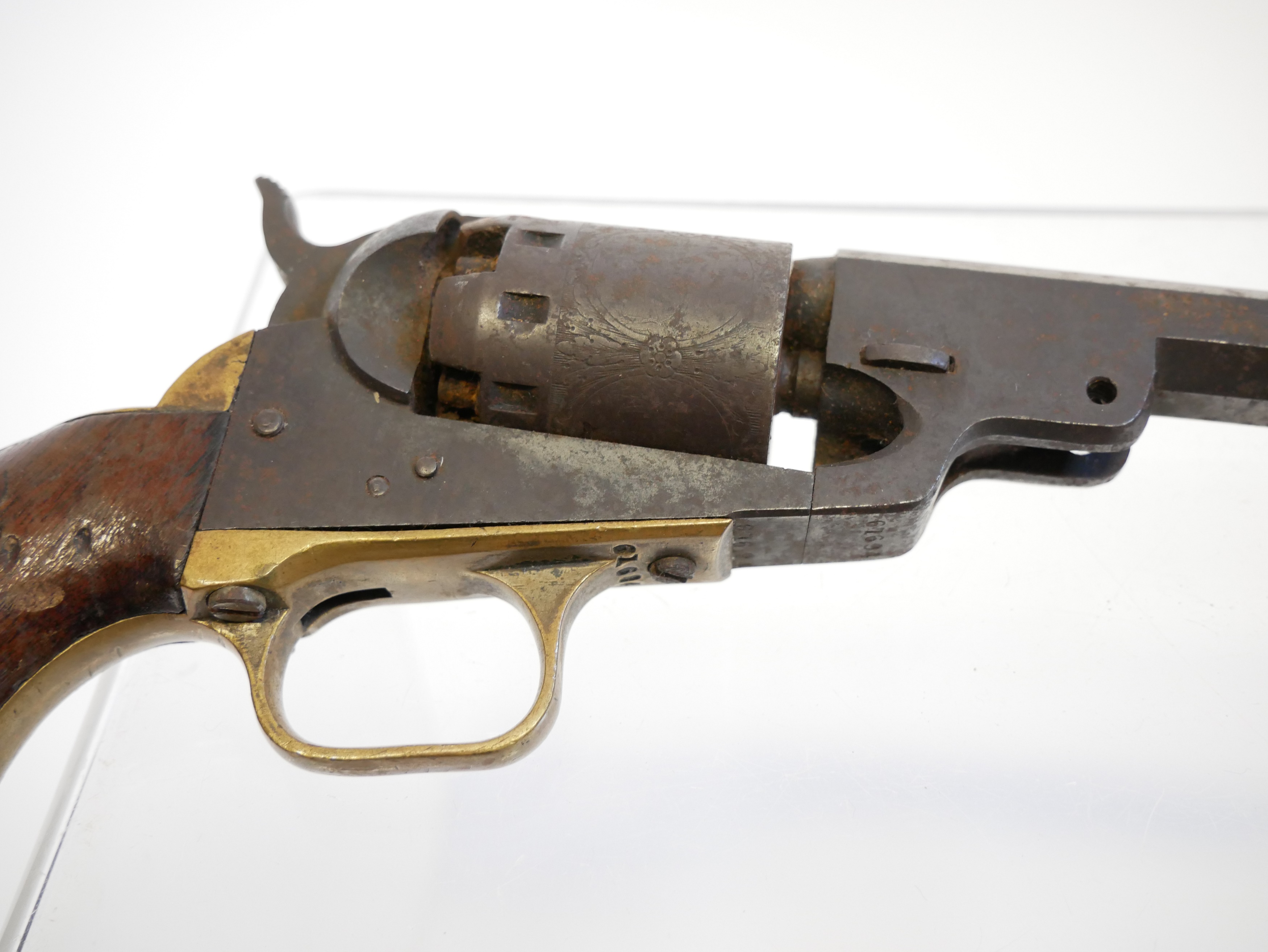 Lot 315 - The major parts of a Manhattan revolver