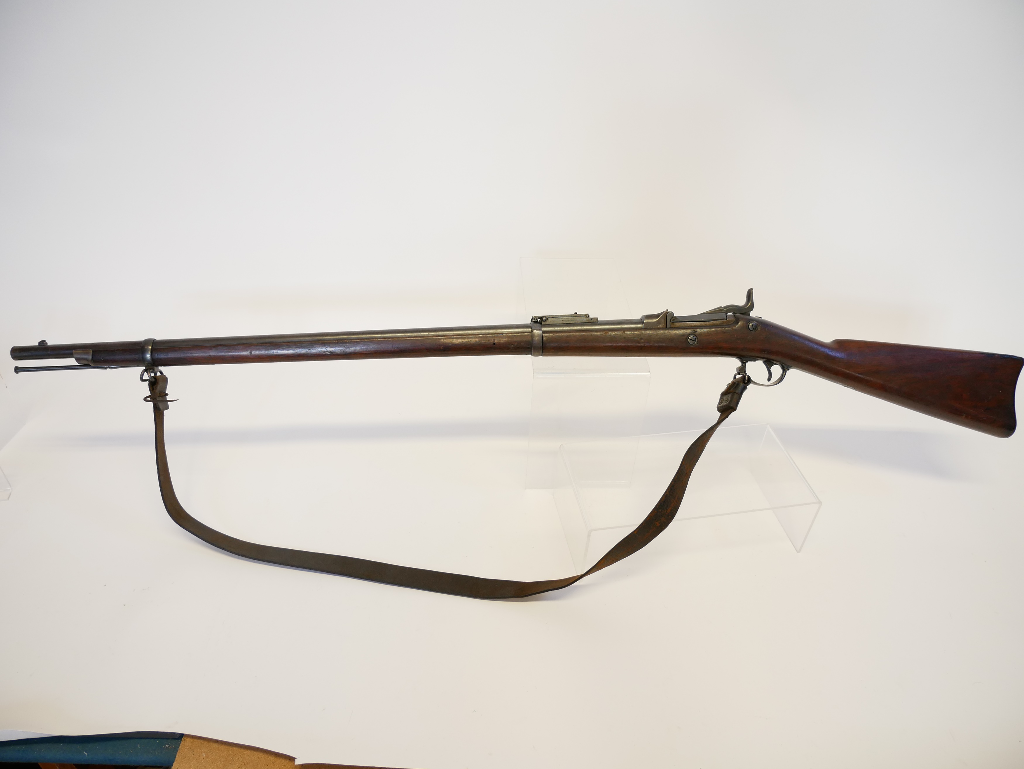 Lot 188 - US Trapdoor Springfield .45-70 rifle LICENCE