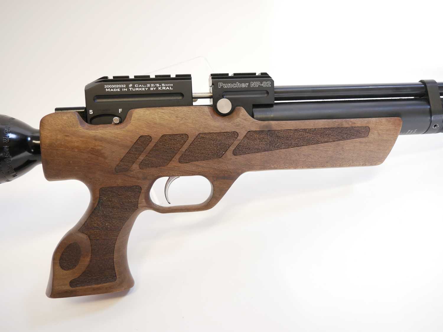 Lot 69 - Kral Puncher NP02 .22 PCP air rifle with case