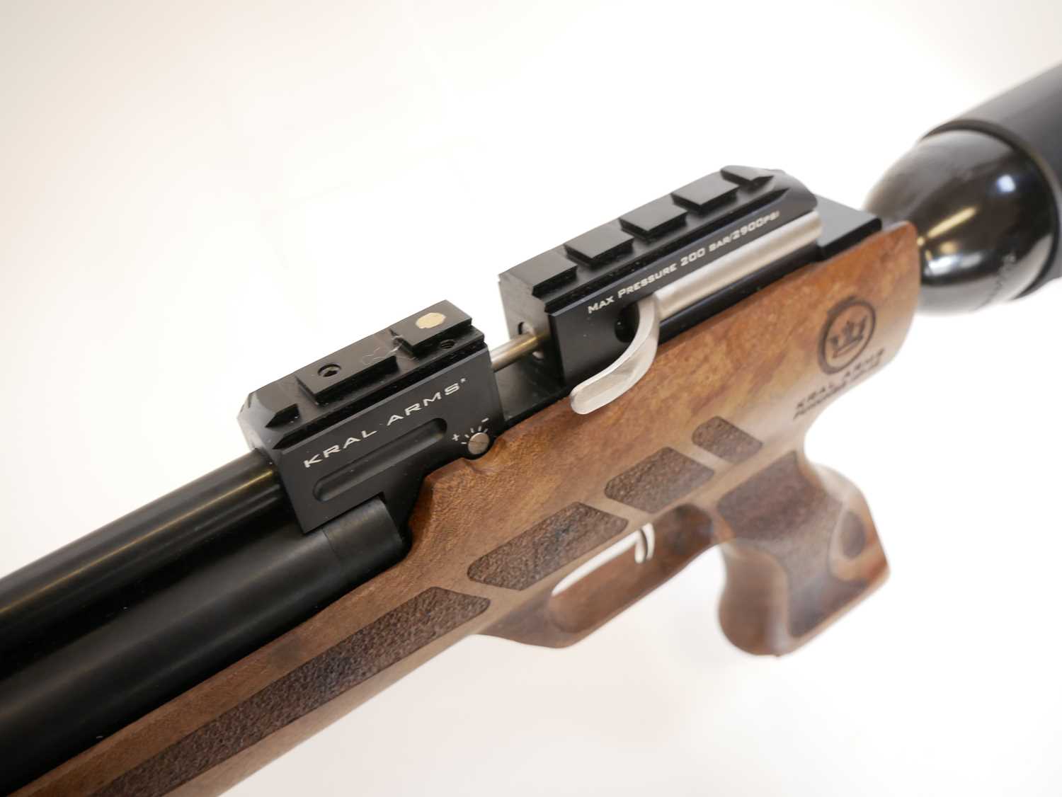 Lot 69 - Kral Puncher NP02 .22 PCP air rifle with case