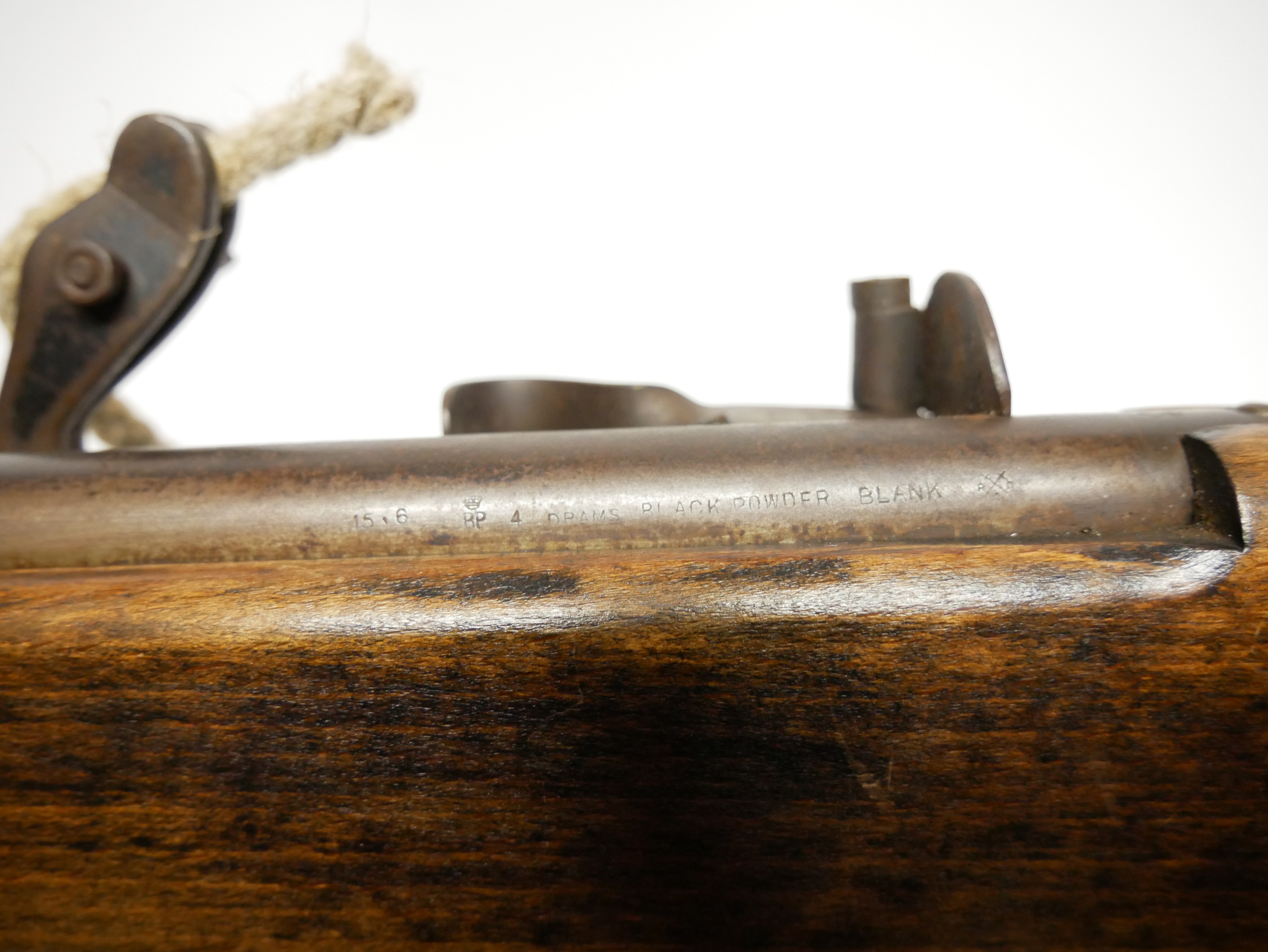 Lot 145 - Matchlock 20 bore Blank firing Re-enactors