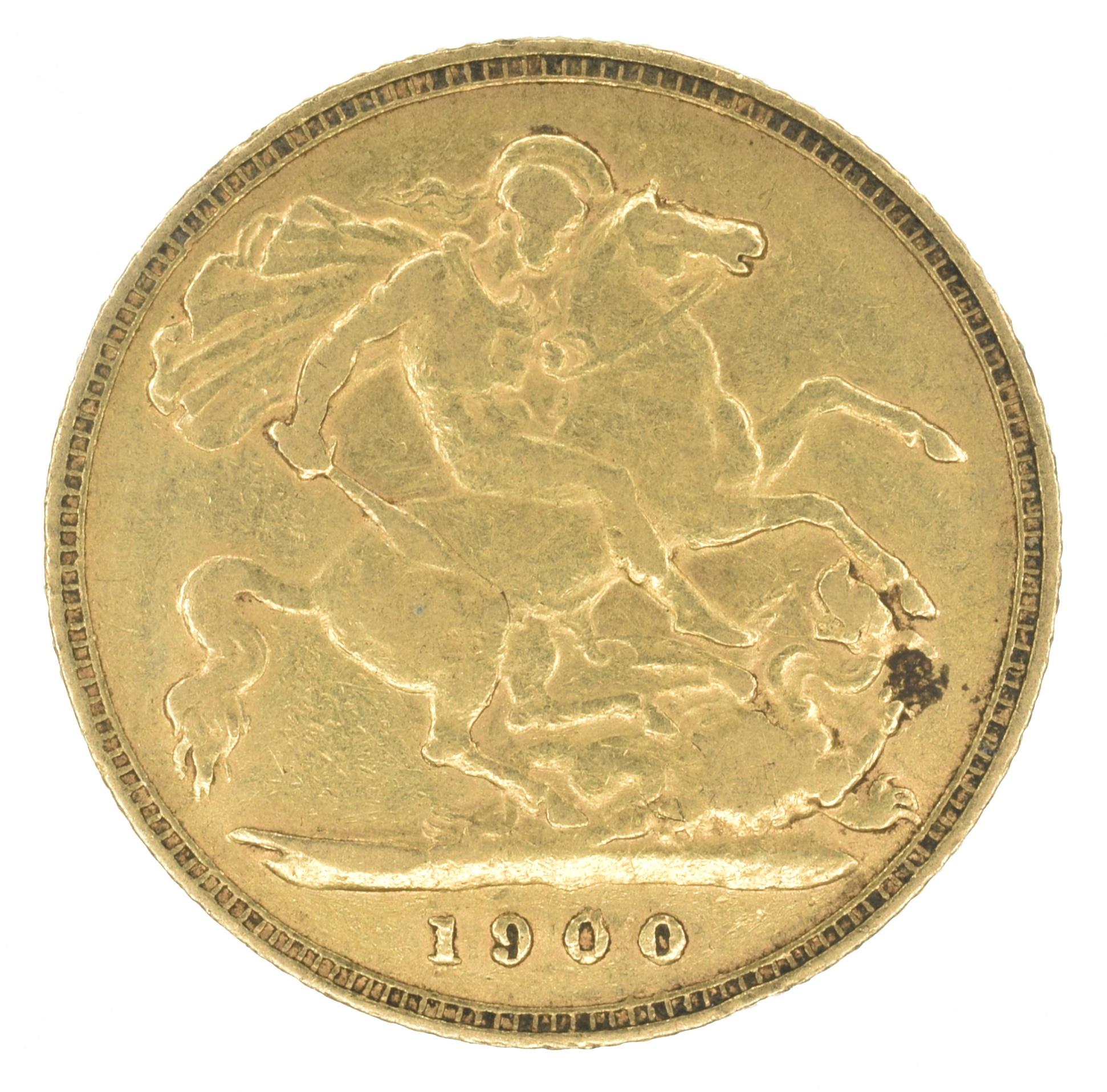 Lot 69 - Queen Victoria, Half-Sovereign, 1900.