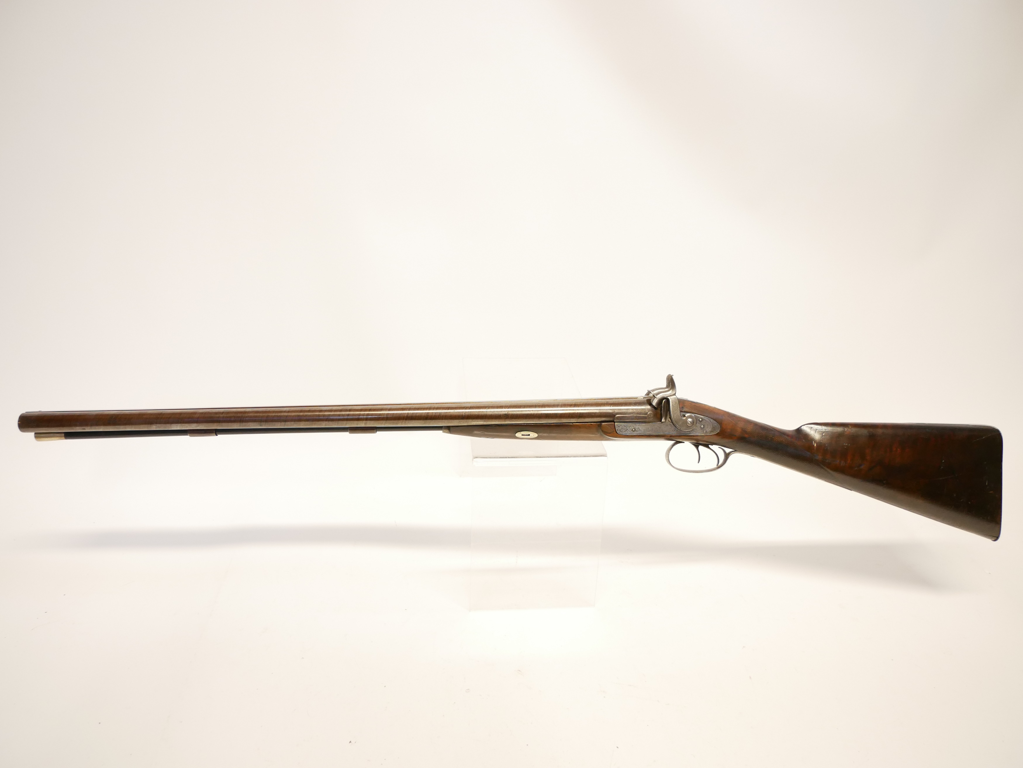 Lot 32 - Reilly percussion 10 bore double barrel side