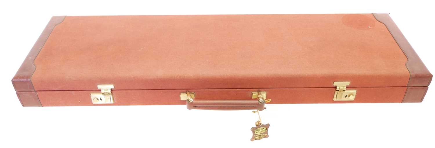 Lot 286 - Emmebi canvas and leather gun case