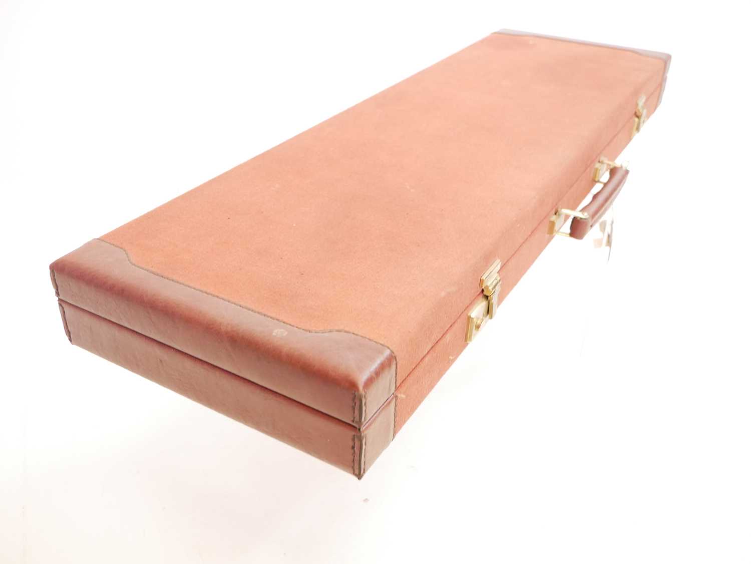 Lot 286 - Emmebi canvas and leather gun case