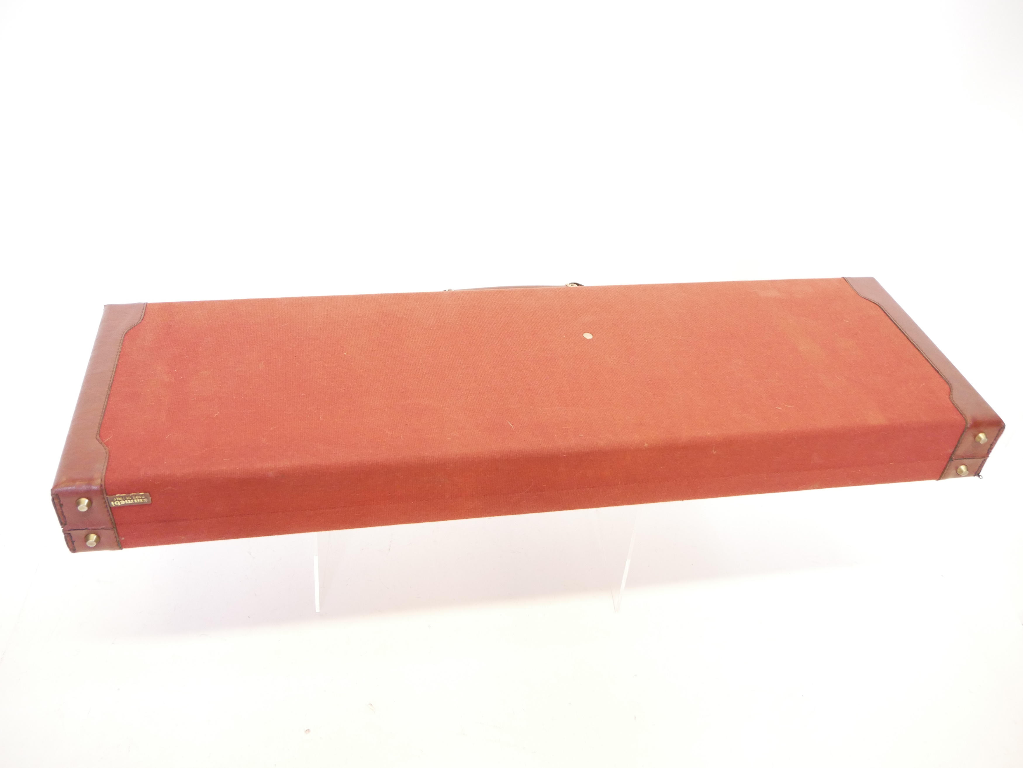 Lot 286 - Emmebi canvas and leather gun case