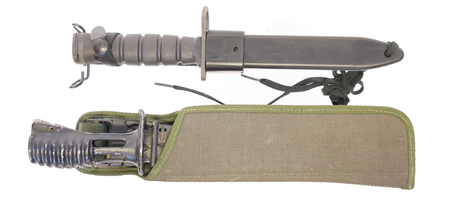 Lot 276 - Two bayonets and scabbards