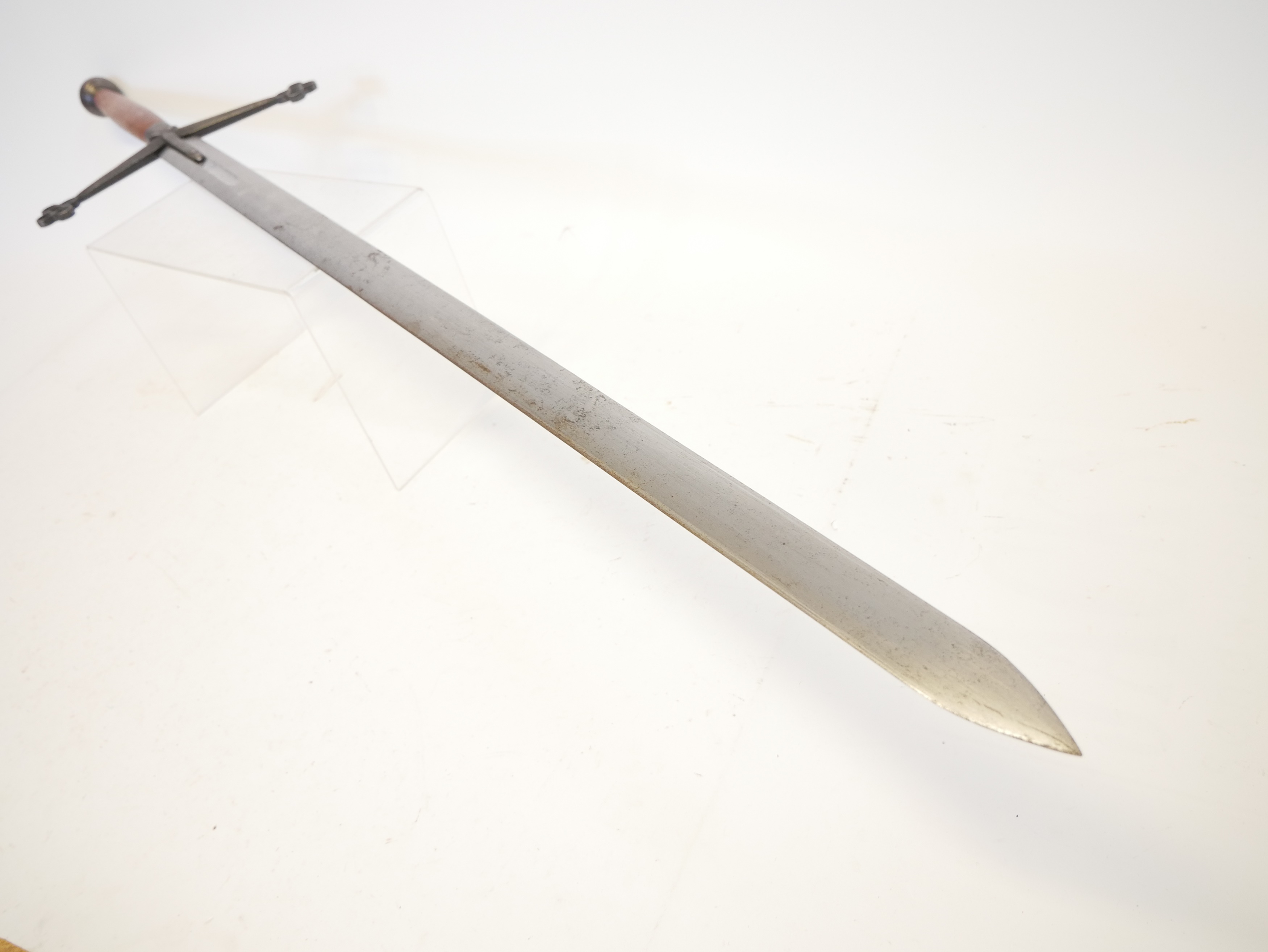 Lot 193 - Replica of a Scottish Claymore two handed