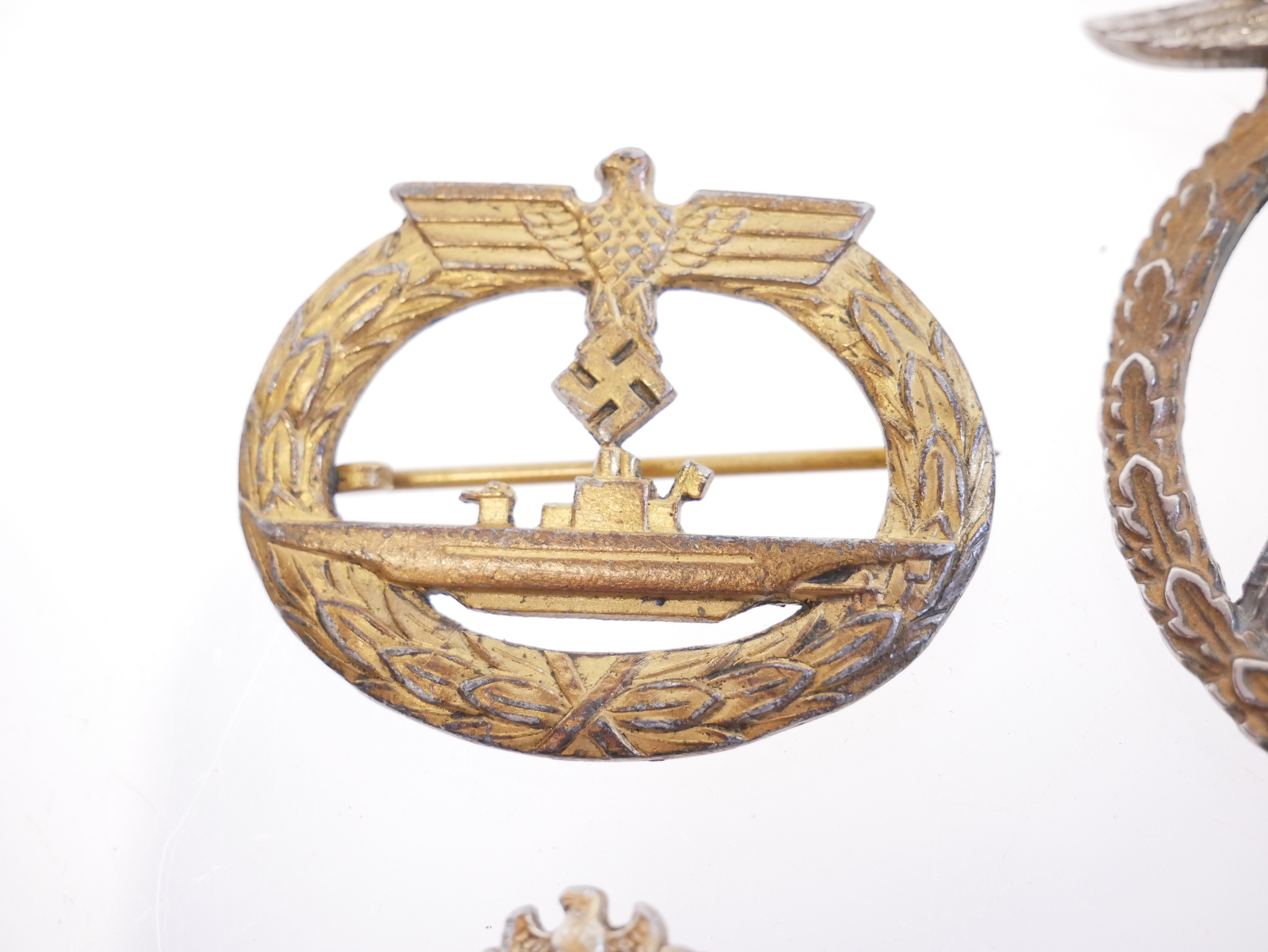 Lot 148 - Four German Third Reich Navy badges