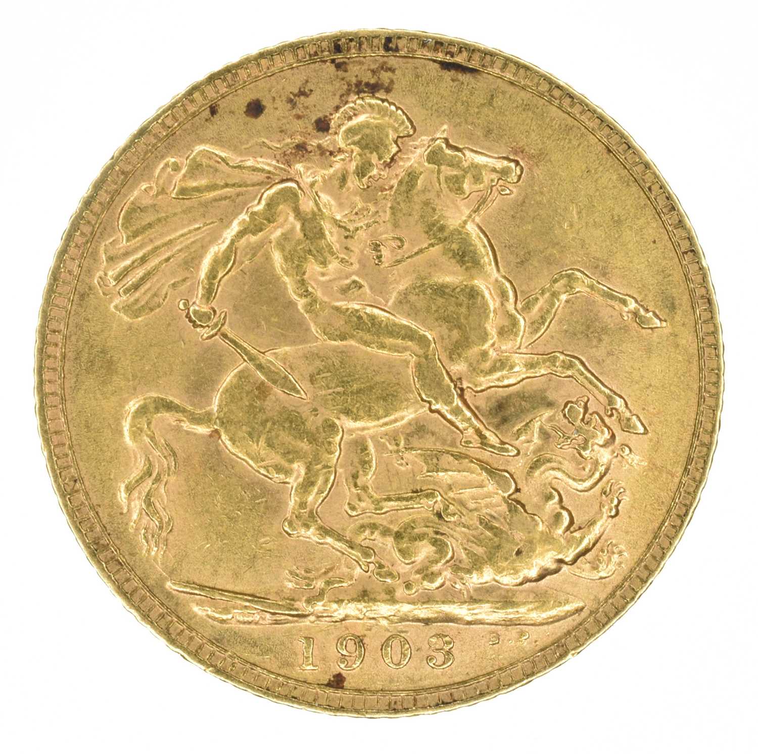 Lot 111 - King Edward VII, Sovereign, 1903.