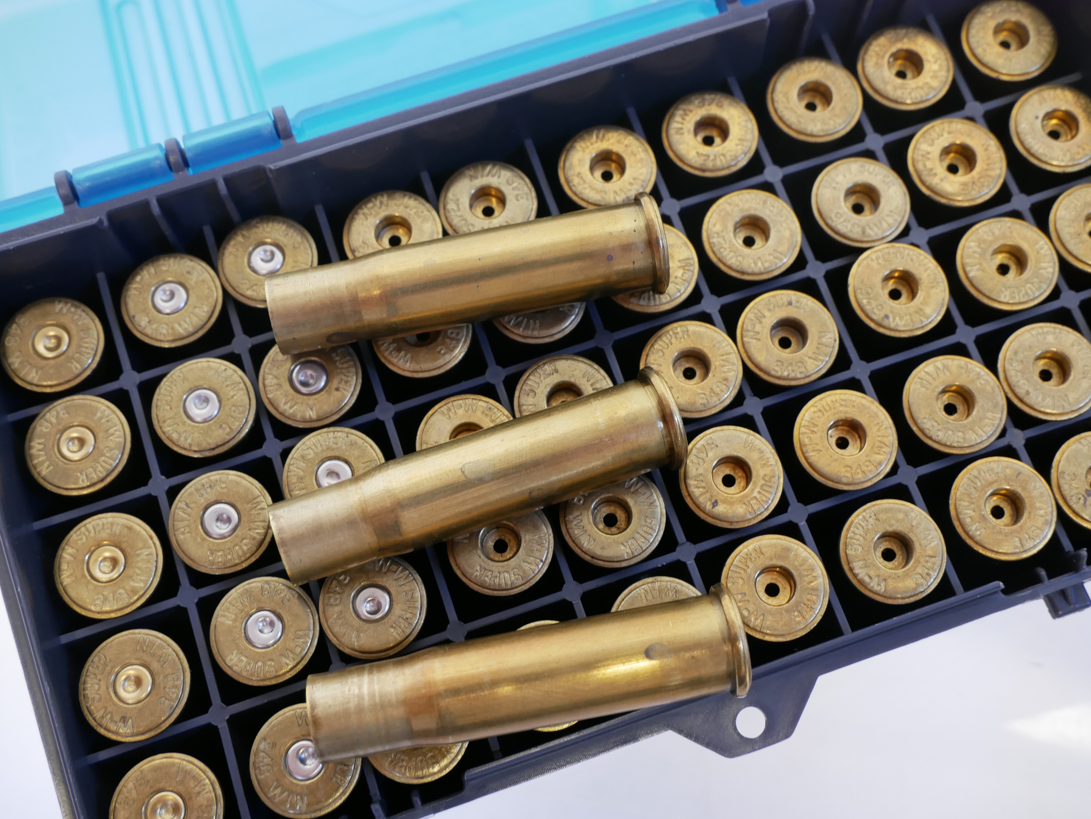 Lot 586 - .43 Spanish brass cases