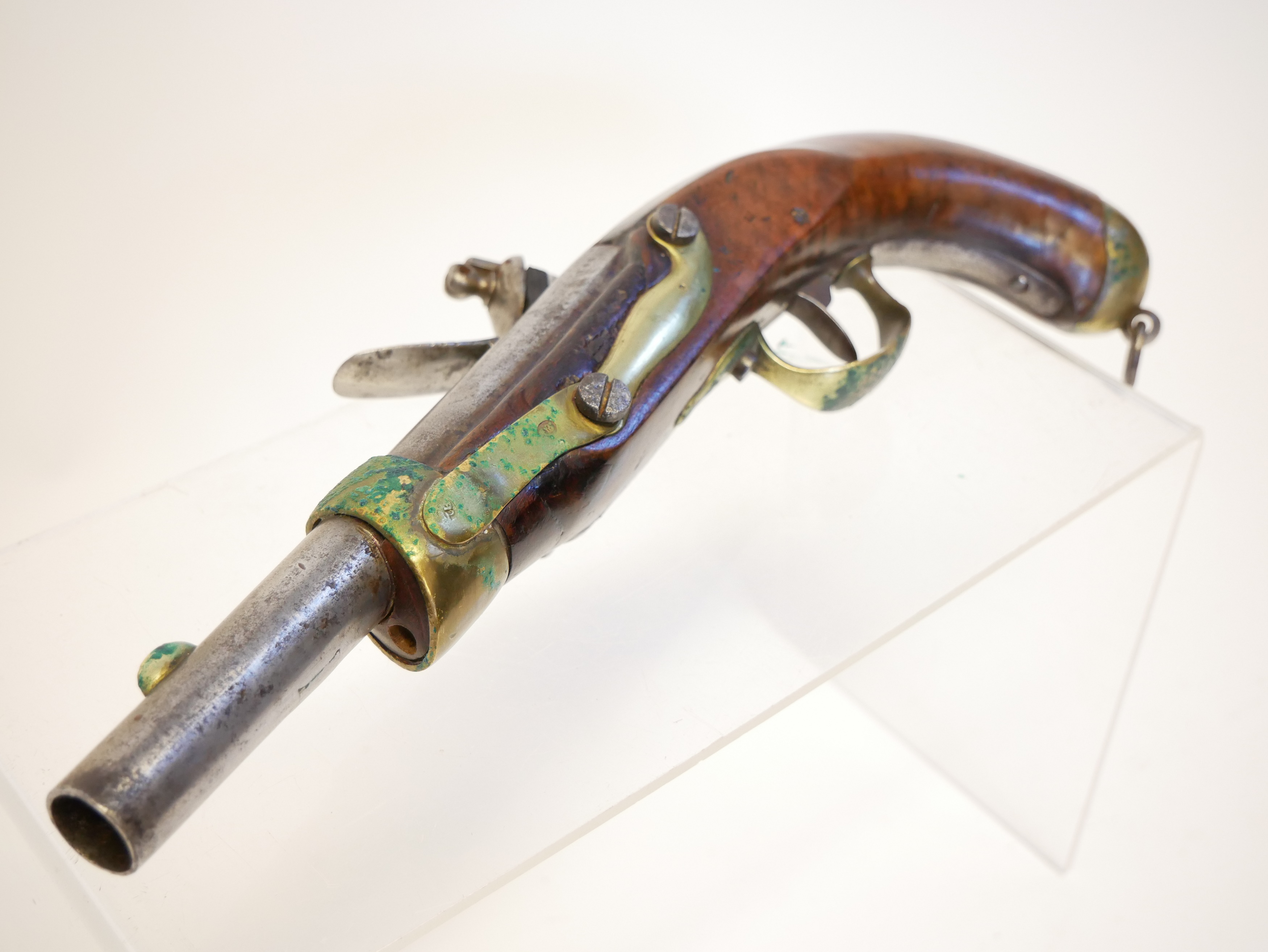 Lot 8 - French flintlock cavalry pistol