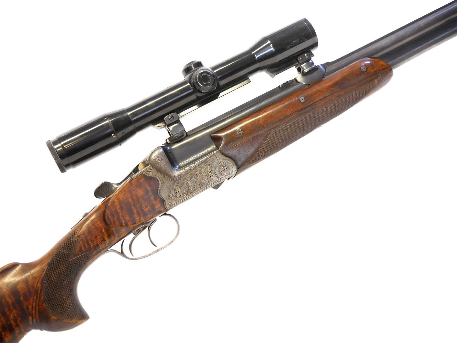 Lot 256 - Franz Sodia of Ferlach combination rifle