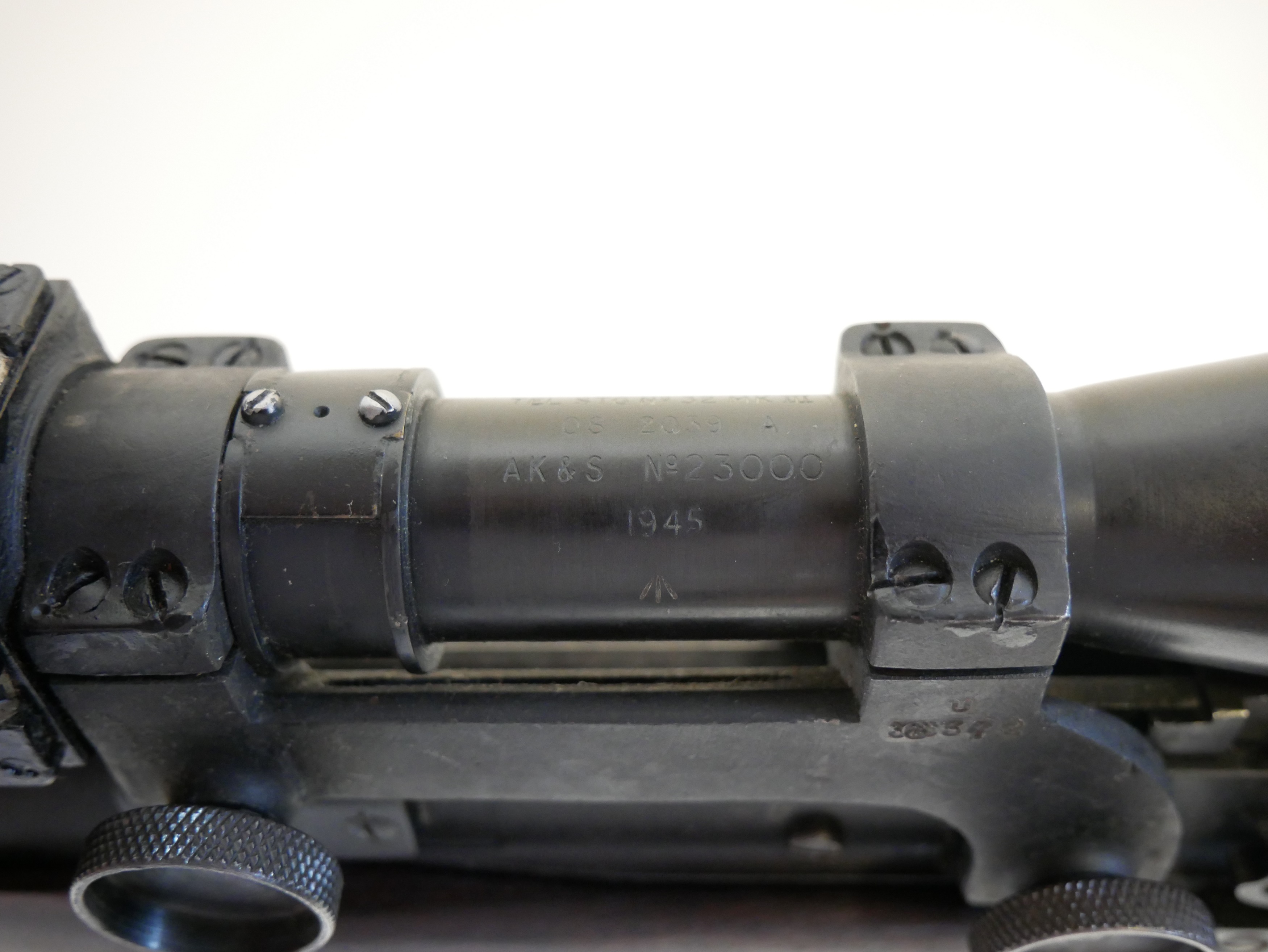 Cased BSA Lee Enfield No.4T .303 bolt action Sniper