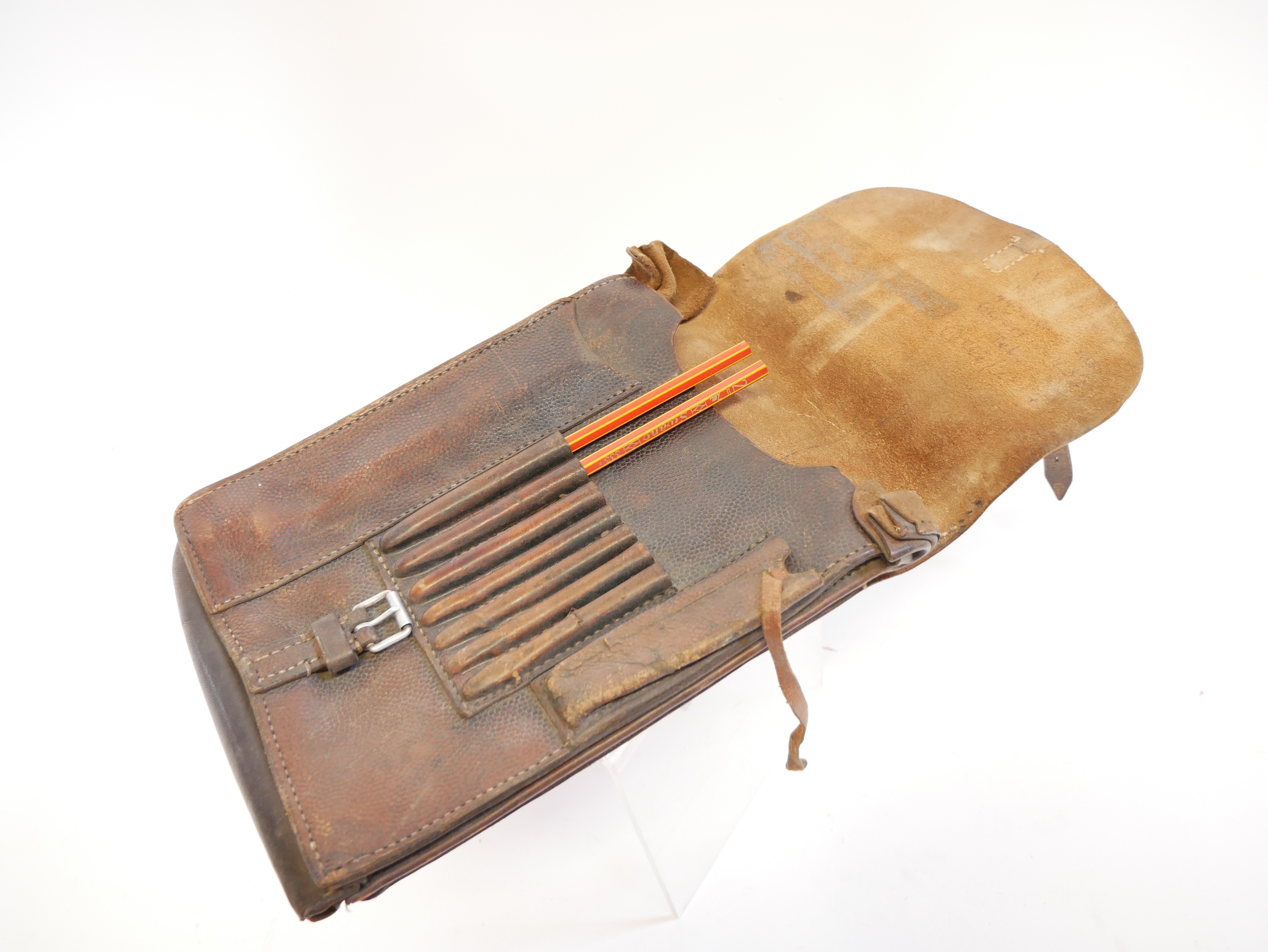 Lot 308 - German WWII era M35 map case,