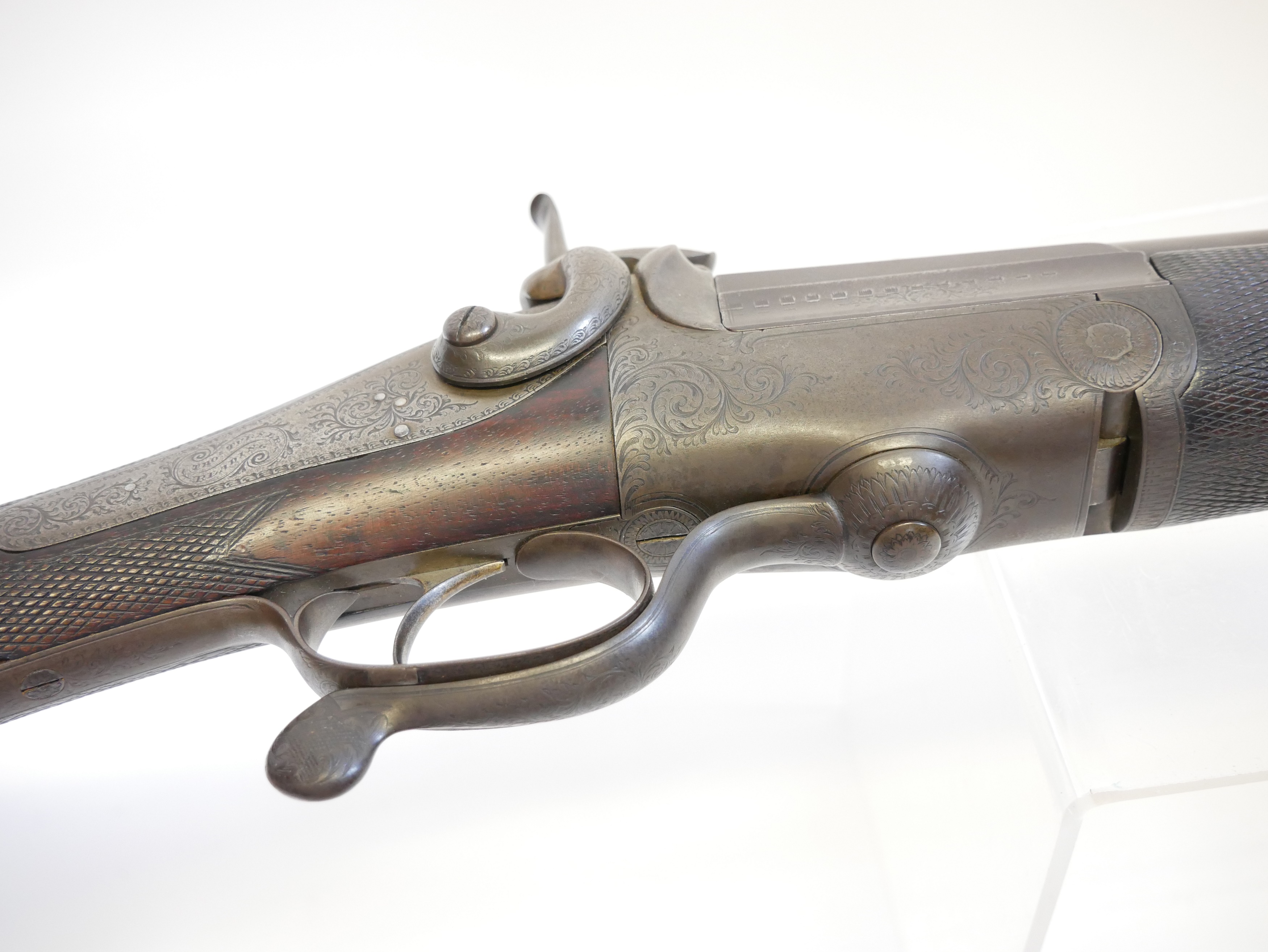 Lot 104 - Thomas Turner 8 bore single barrel shotgun