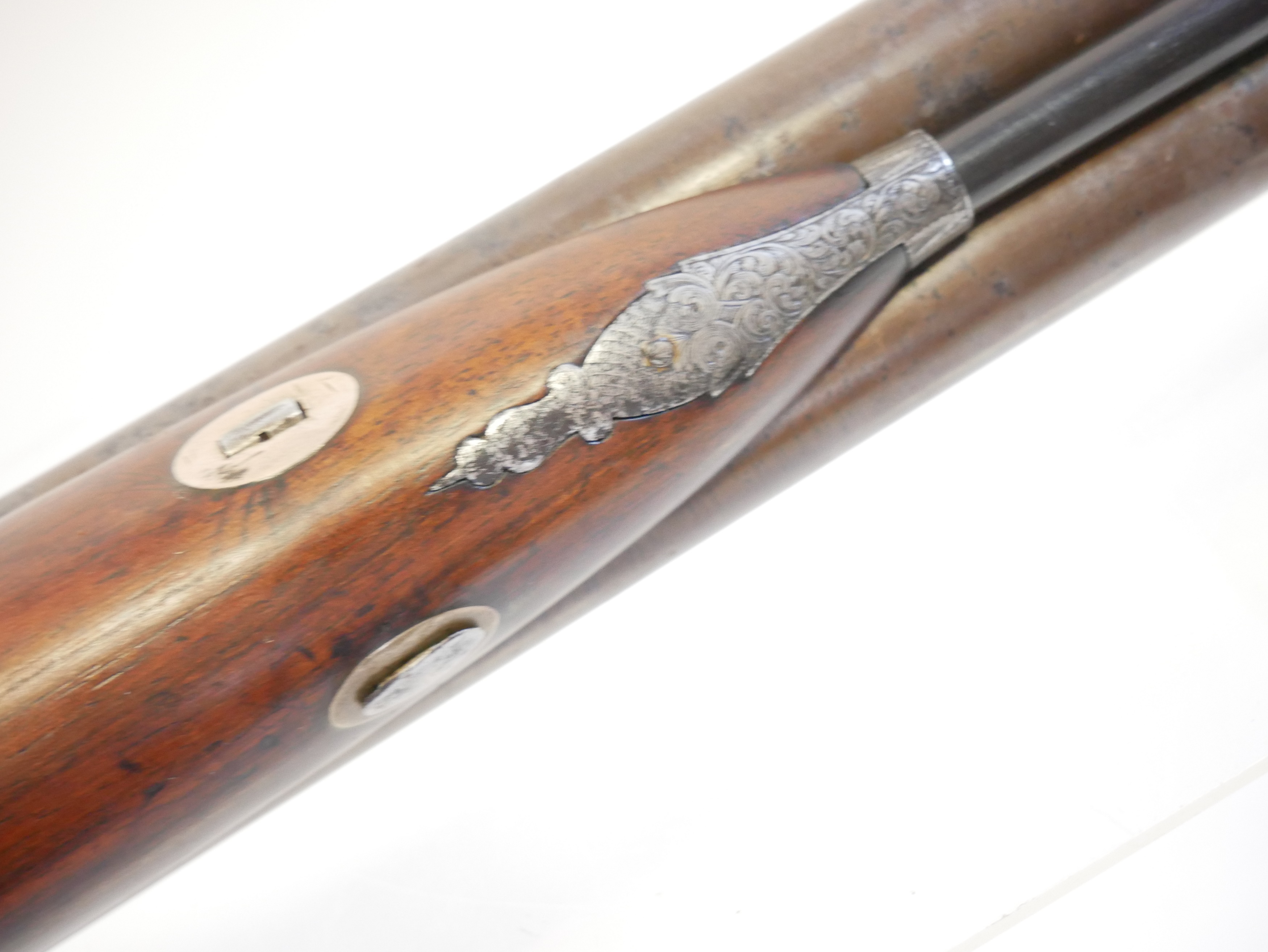 Lot 111 - John Manton percussion double barrel shotgun