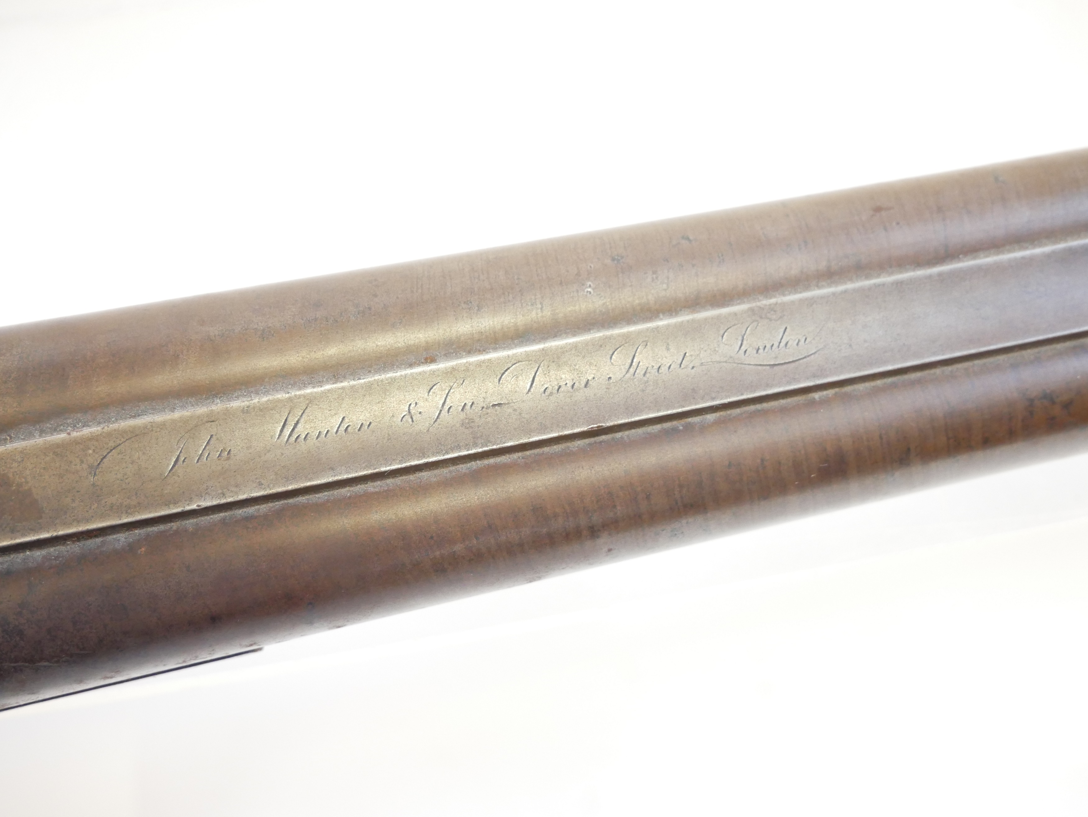 Lot 111 - John Manton percussion double barrel shotgun