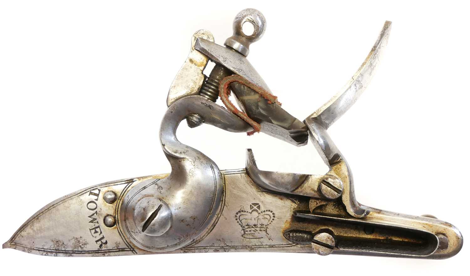 Lot 538 - Flintlock Brown Bess detached lock,