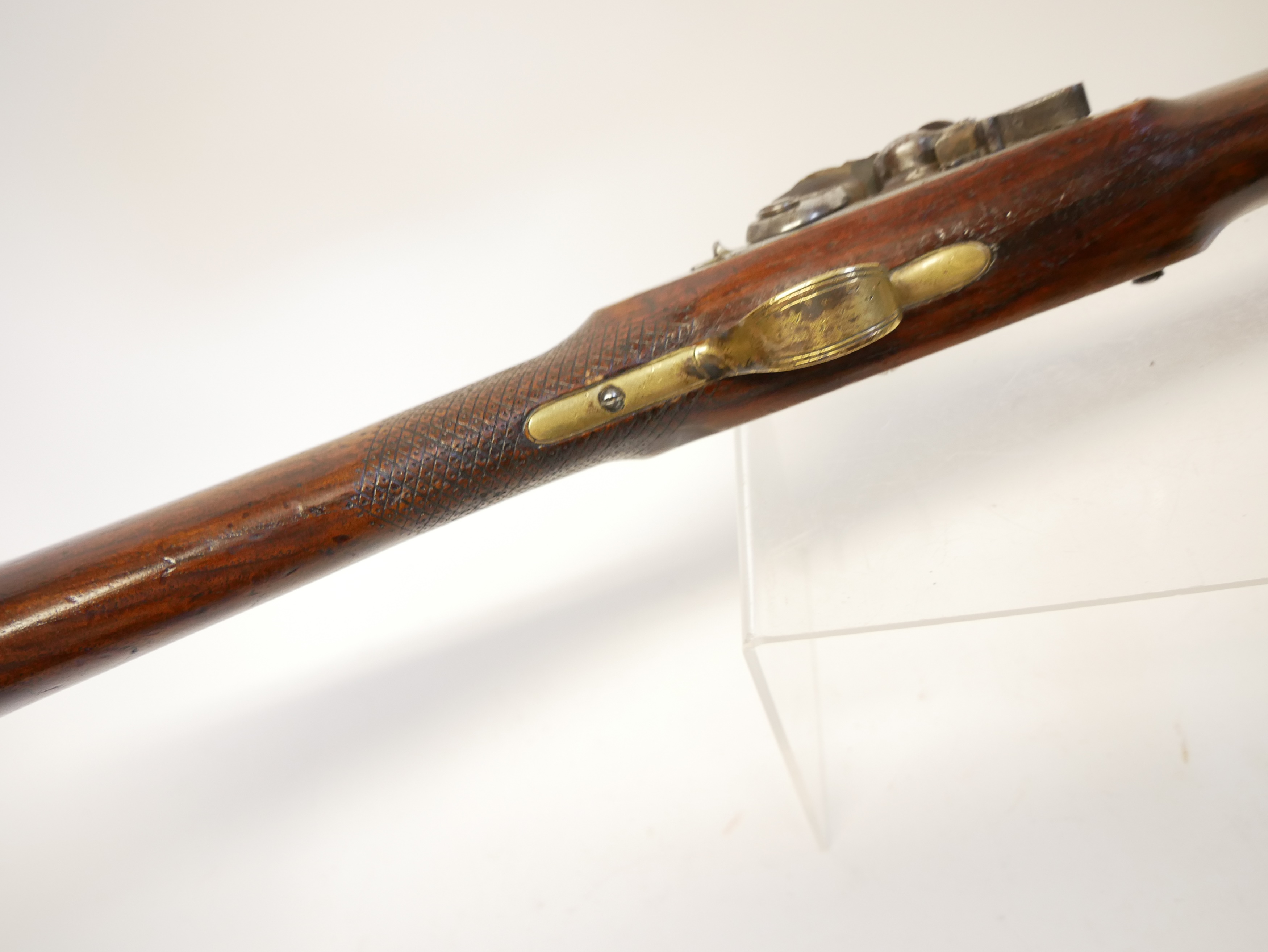 Lot 100 - Reproduction inert flintlock blunderbuss,