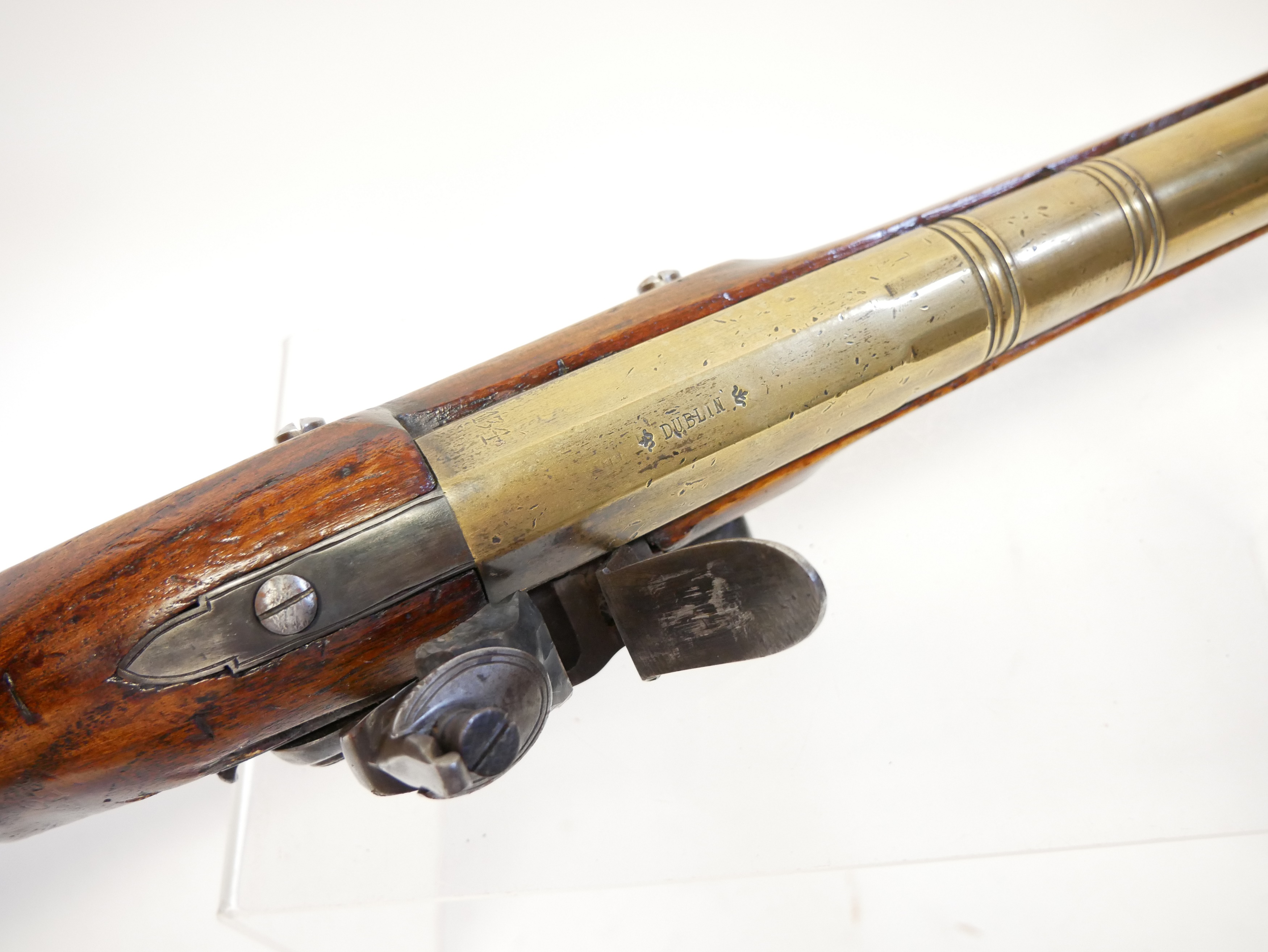 Lot 100 - Reproduction inert flintlock blunderbuss,
