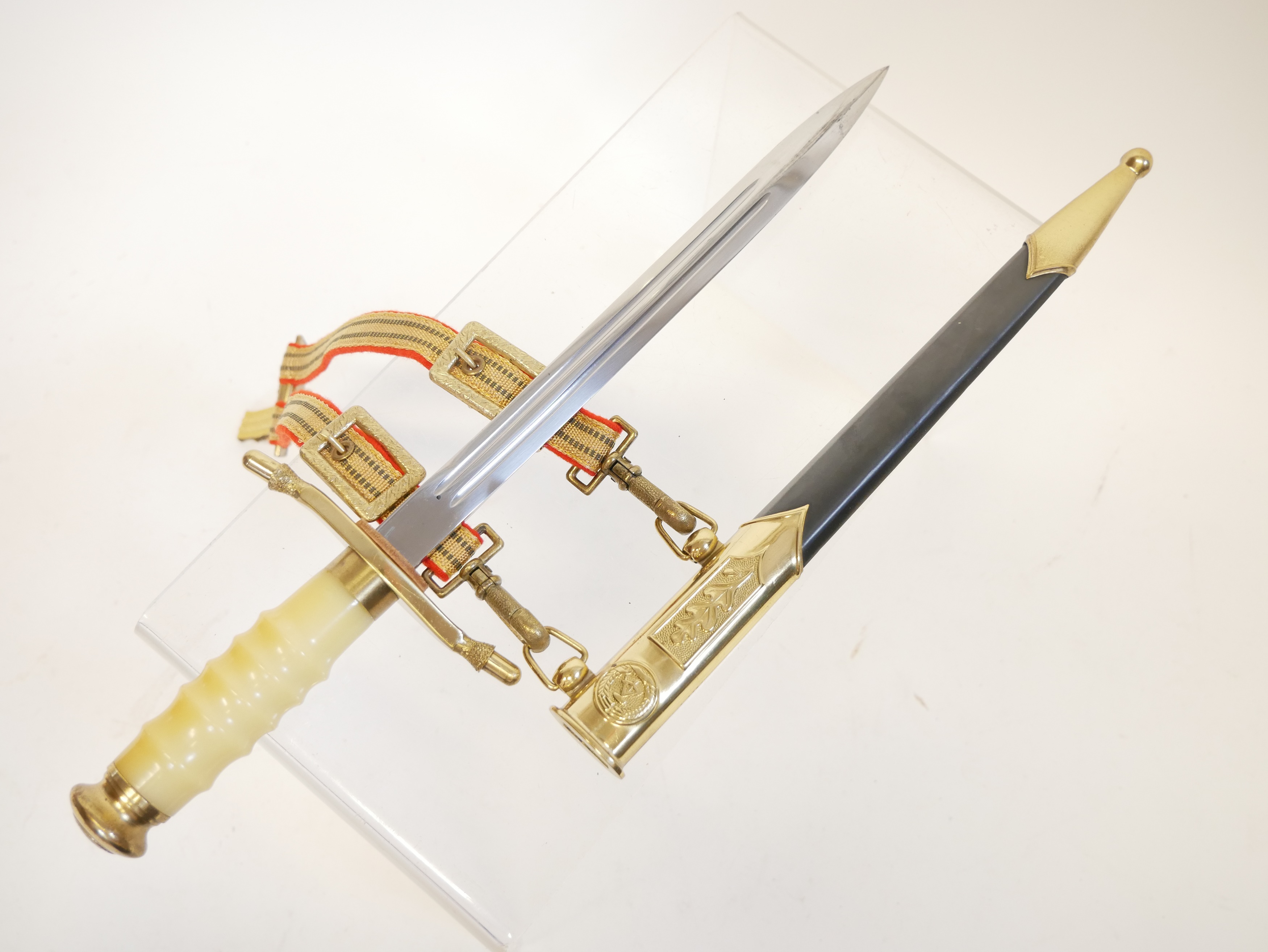 Lot 288 - East German army General's dagger, double