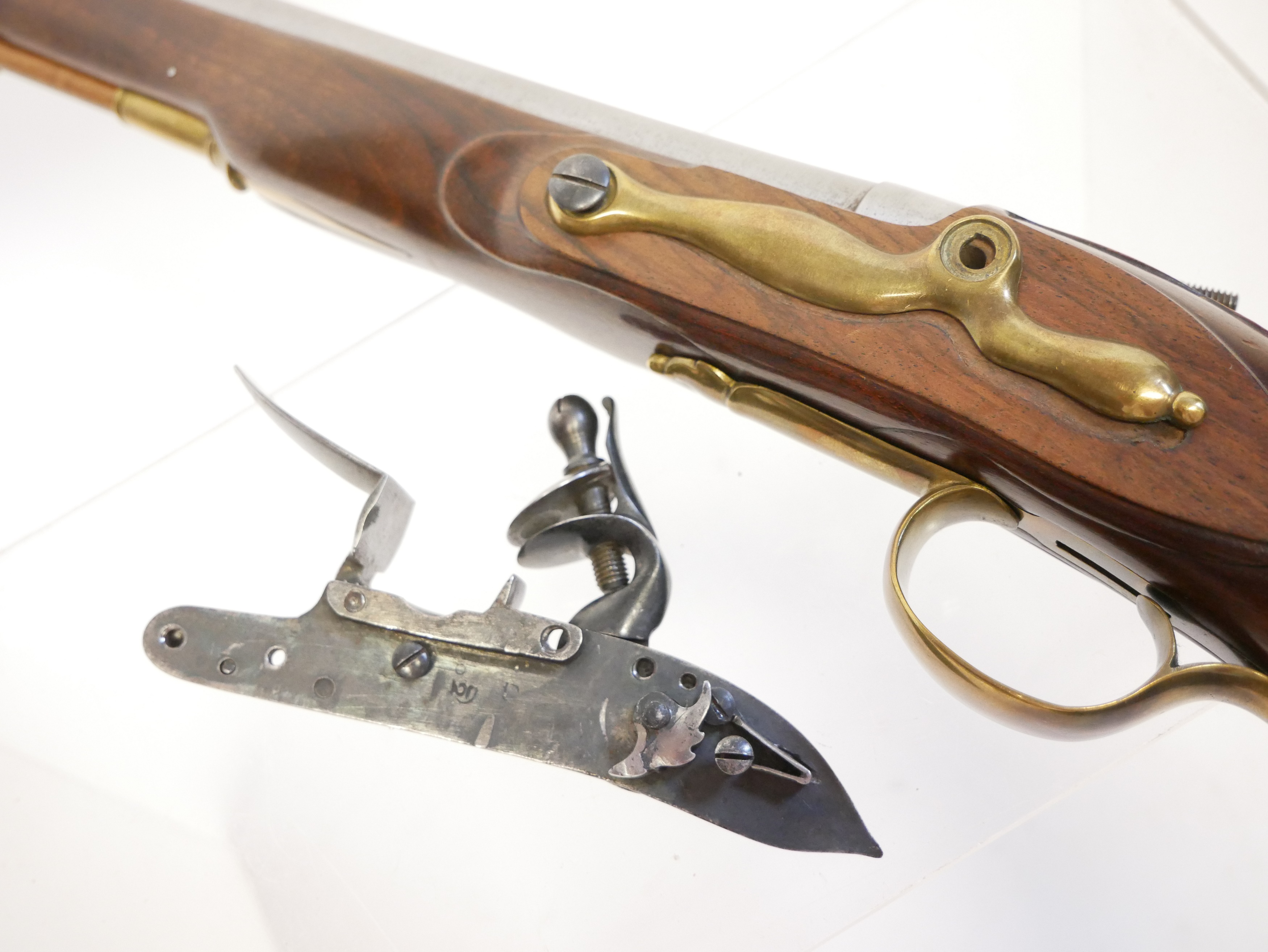 Lot 537 - Part built reproduction flintlock heavy