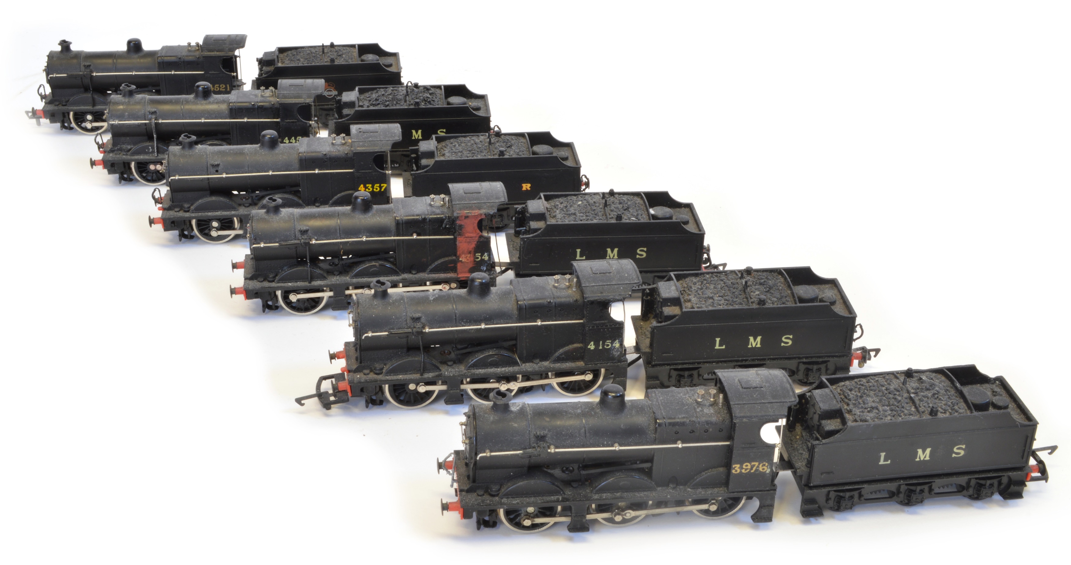 Lot 17 - Six Airfix Class 4F Fowler 0-6-0 locomotives