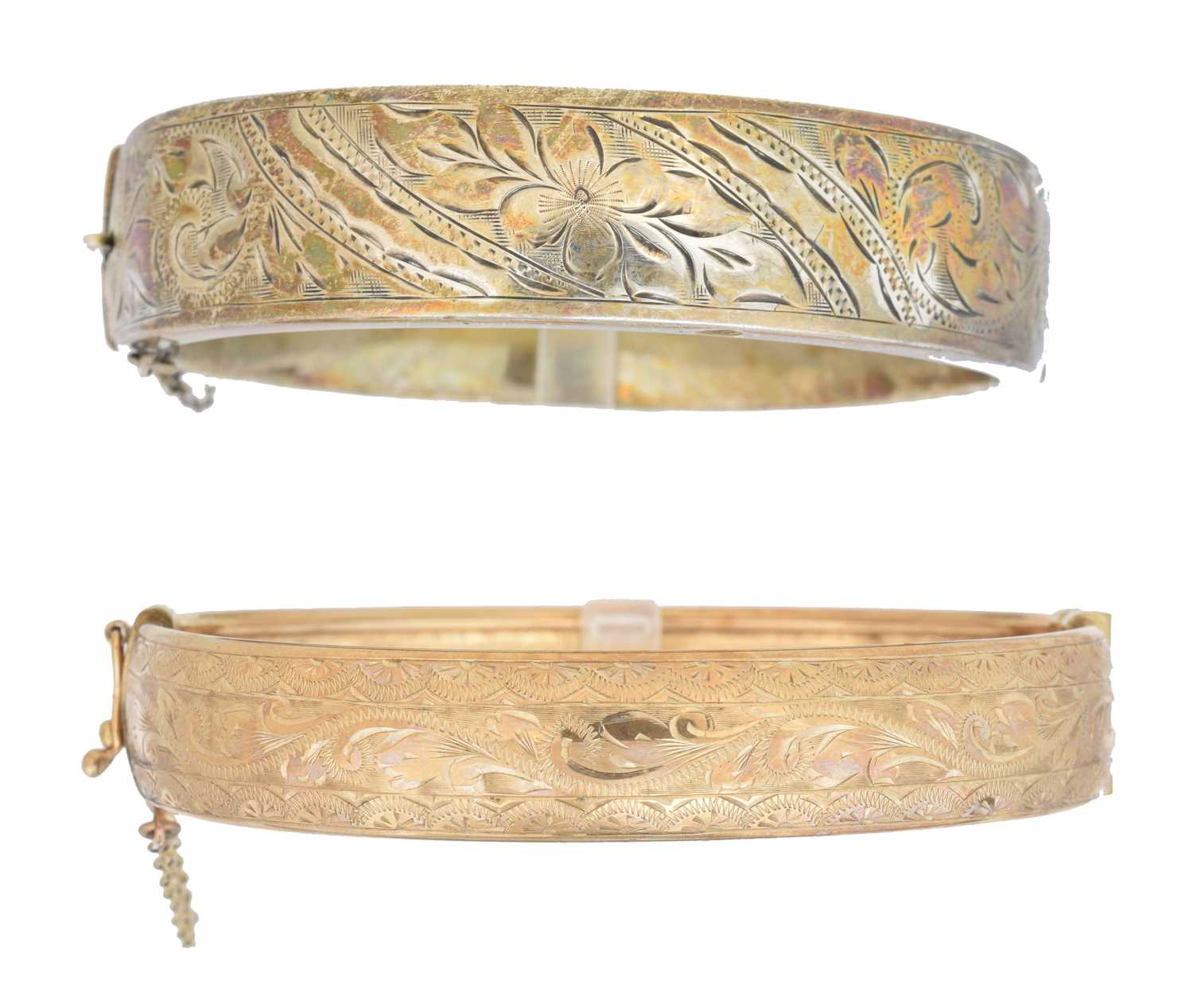Lot 13 - Two bangles,