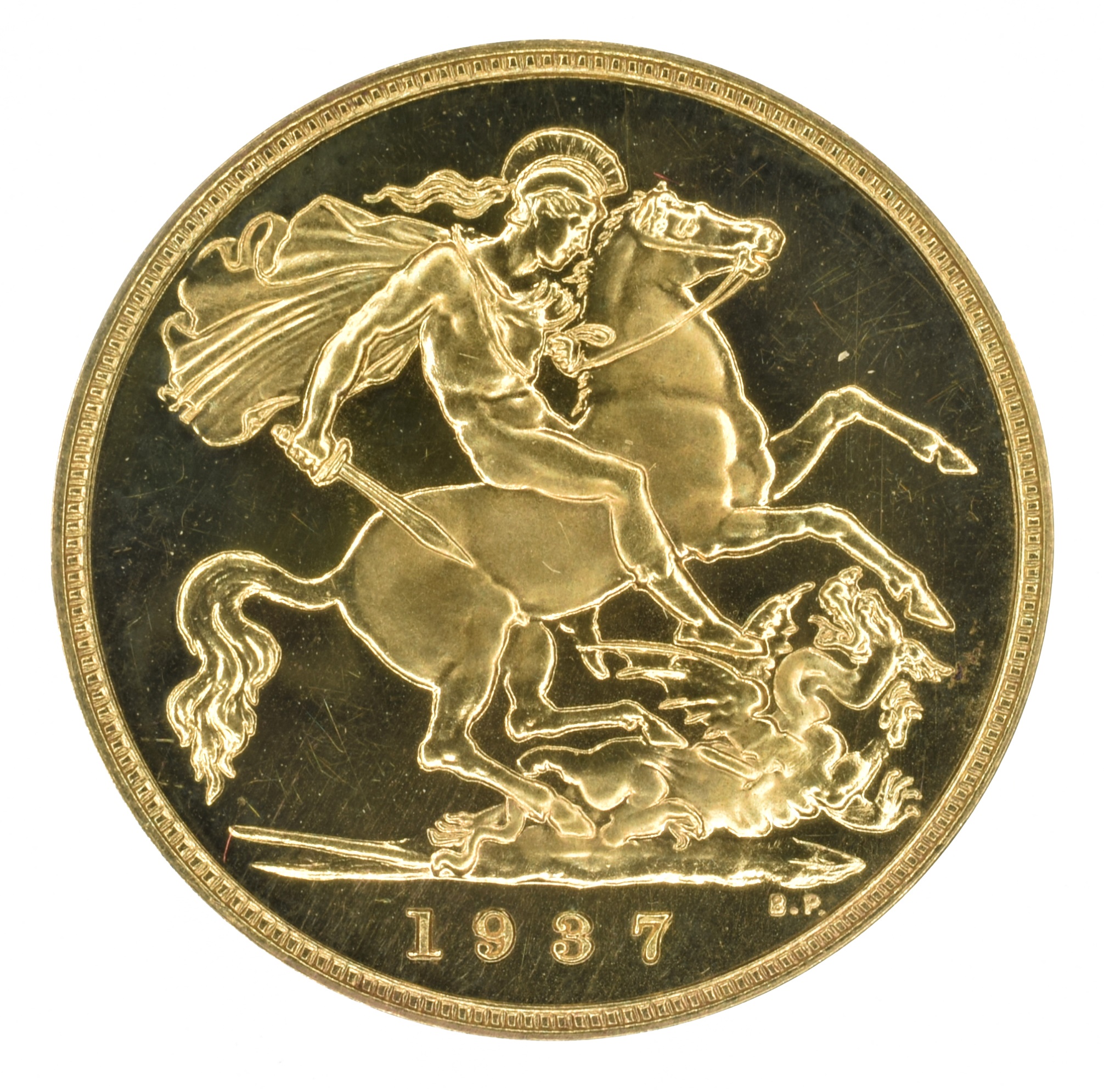 Lot 121 - King George VI, Half-Sovereign, 1937, proof.