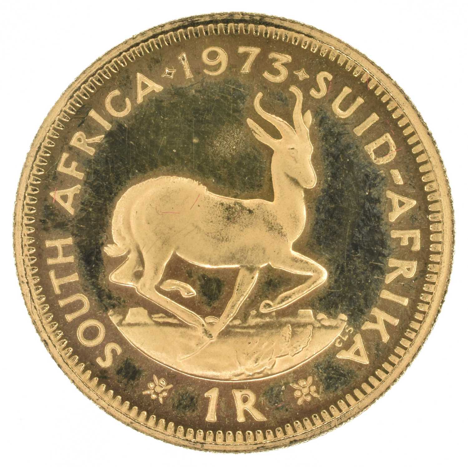 Lot 128 - South Africa, One Rand, 1973.