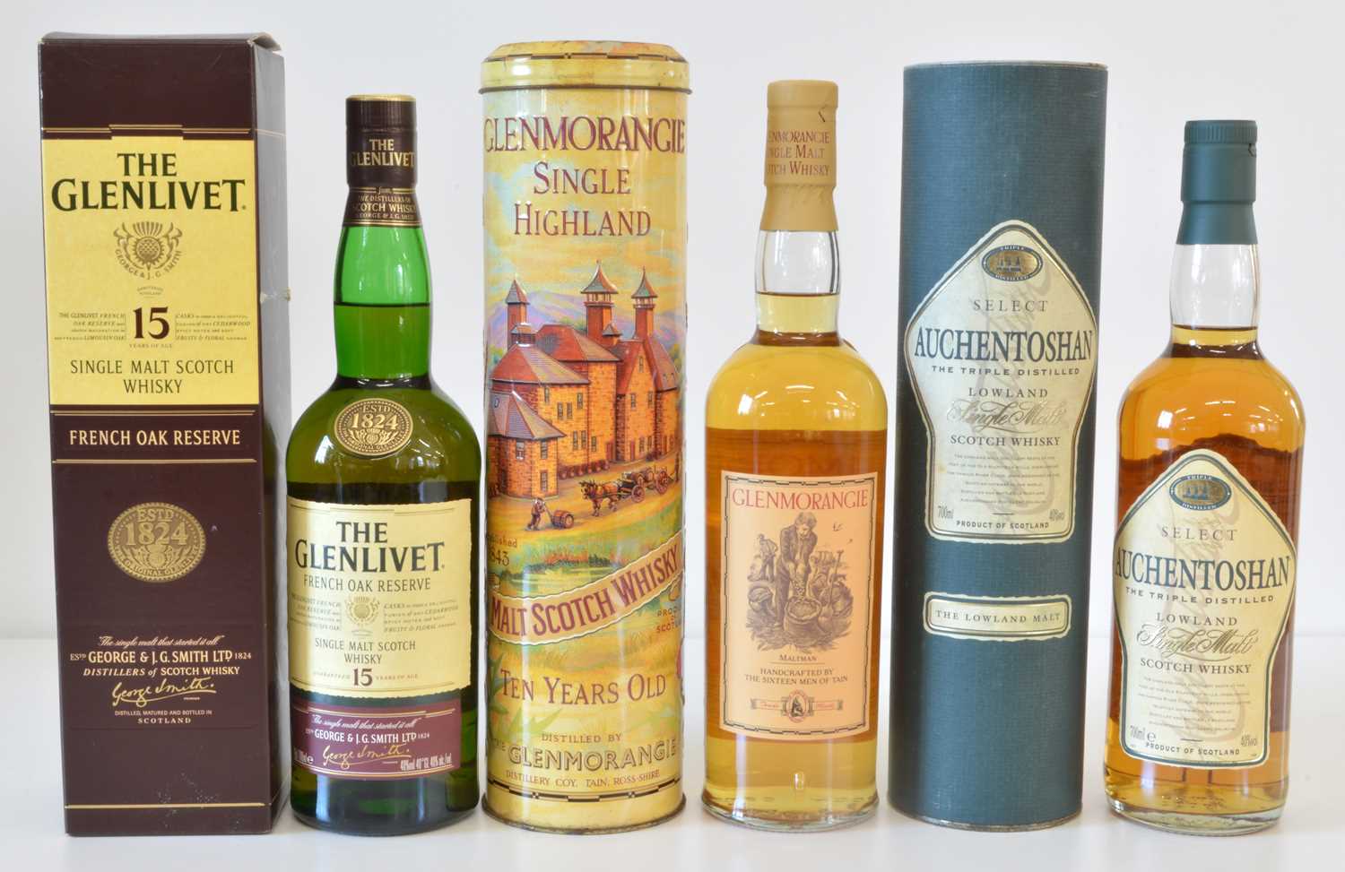 Lot 152 - Mixed Lot Fine Speyside and Lowland Malt