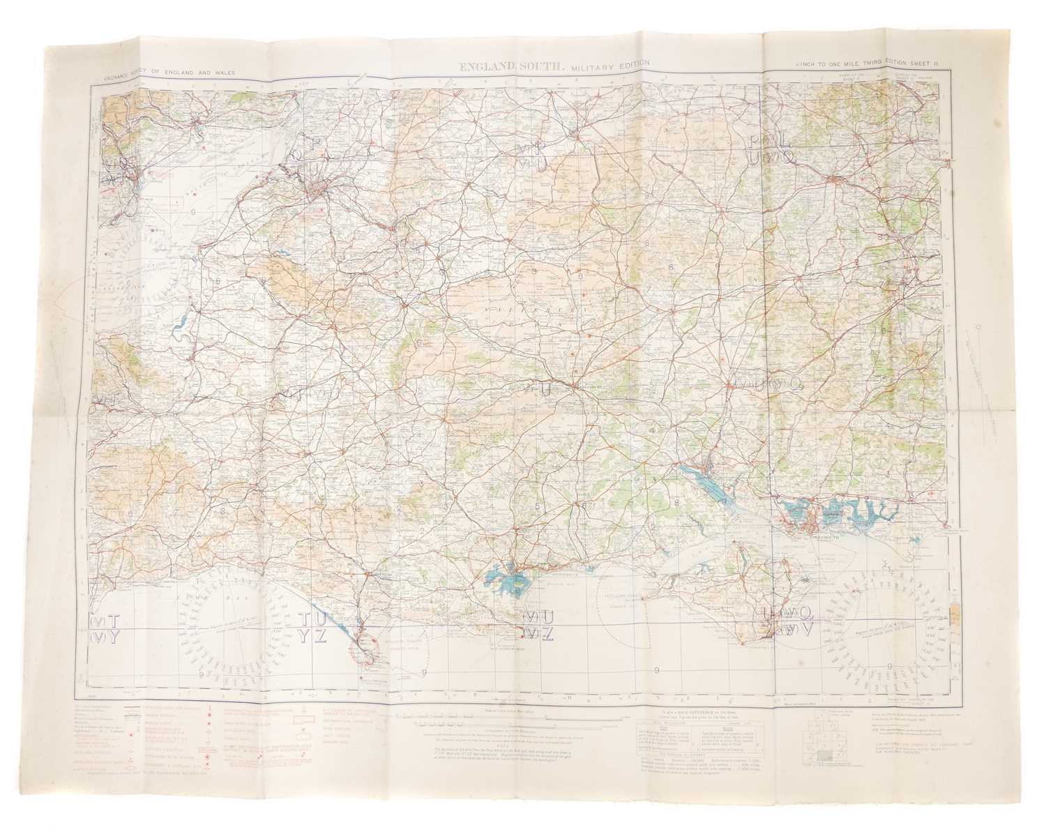 Lot 279 - Twenty four WWII era maps