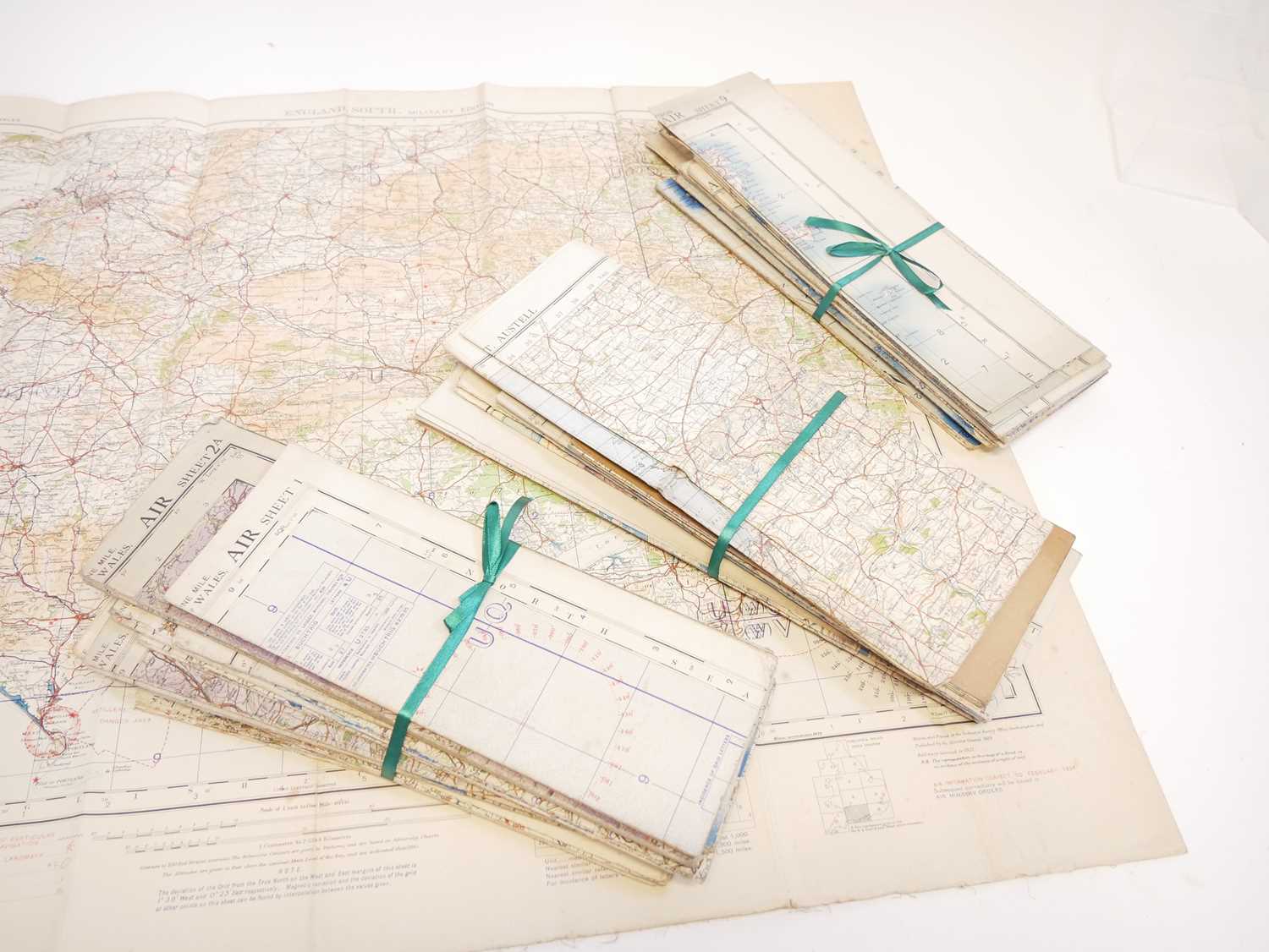 Lot 279 - Twenty four WWII era maps