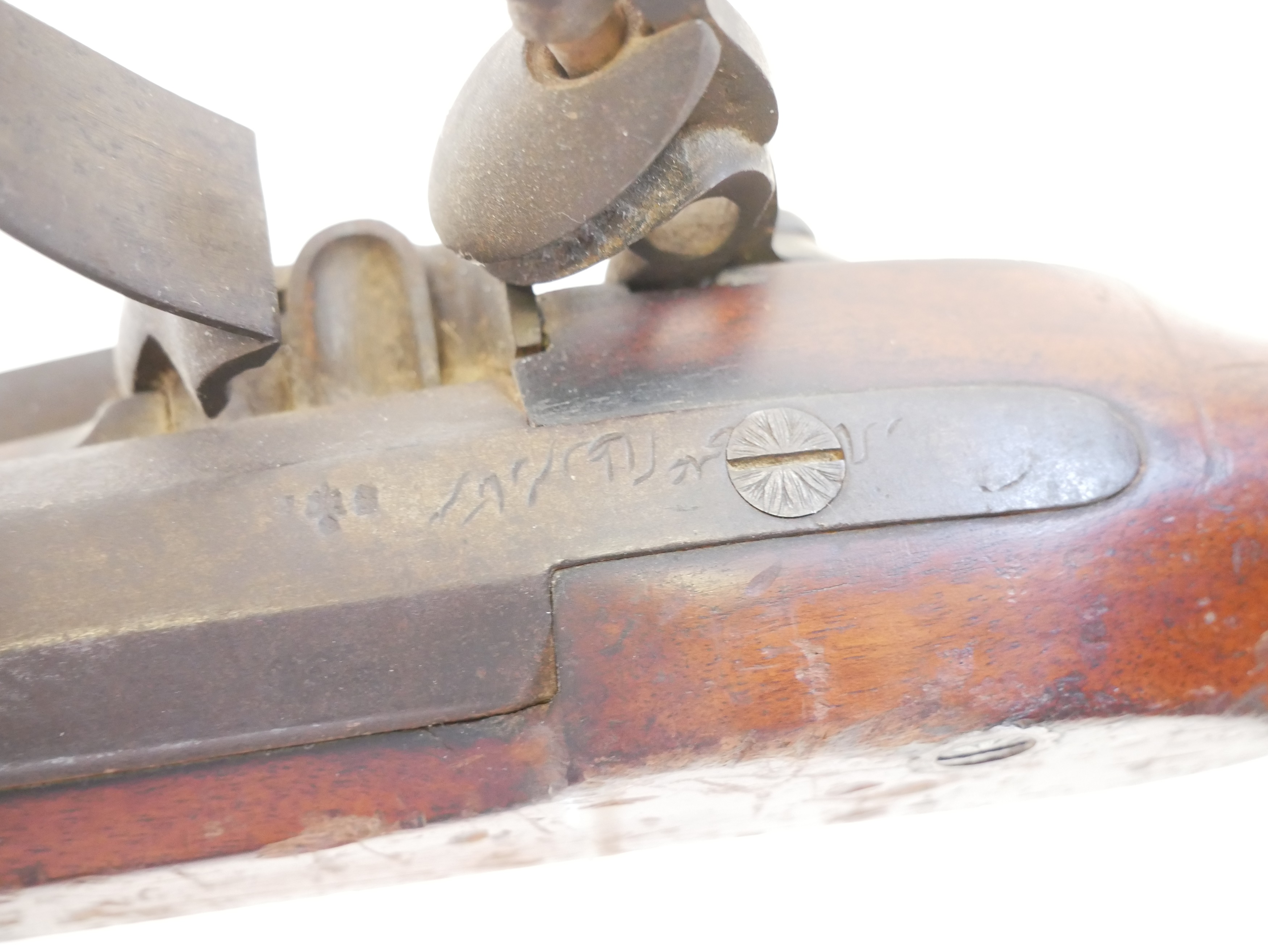 Lot 77 - East India Company flintlock trade rifle