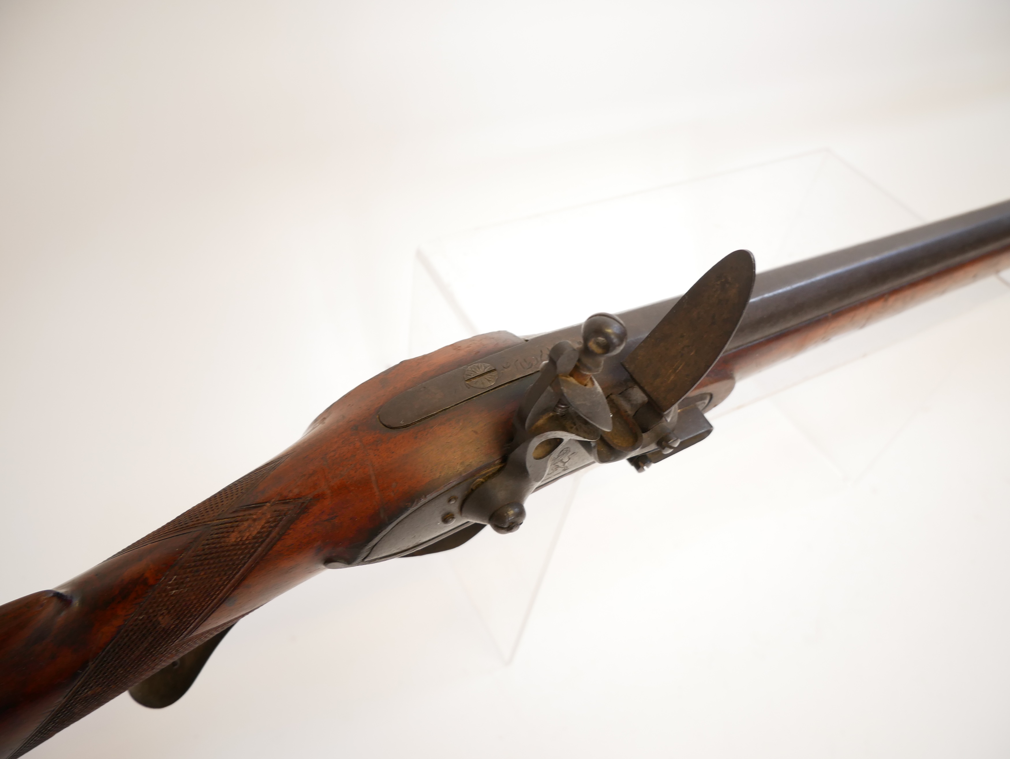 Lot 77 - East India Company flintlock trade rifle
