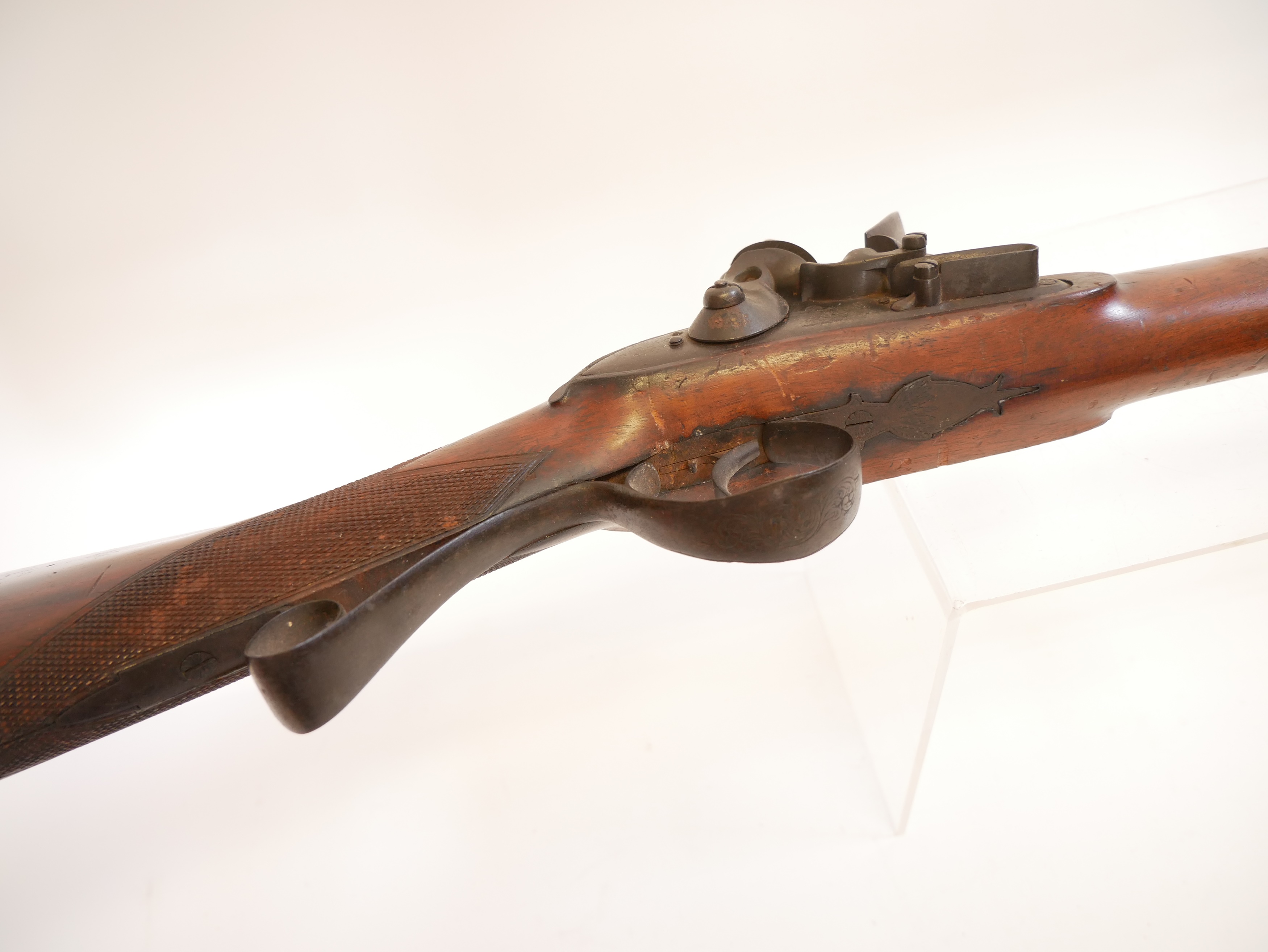 Lot 77 - East India Company flintlock trade rifle