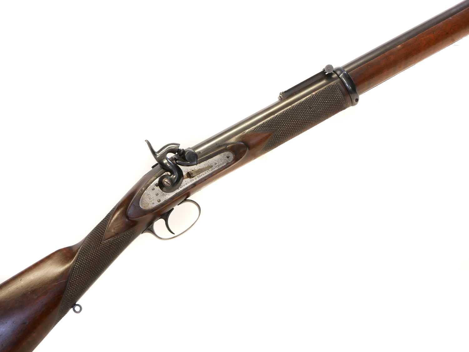 Lot 73 - Whitworth percussion .451 rifle,