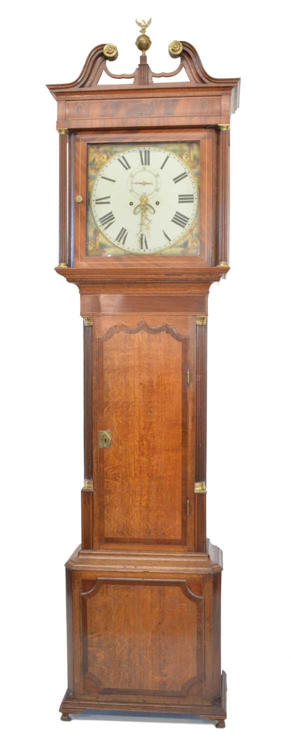 Lot 234 - Early 19th century longcase clock