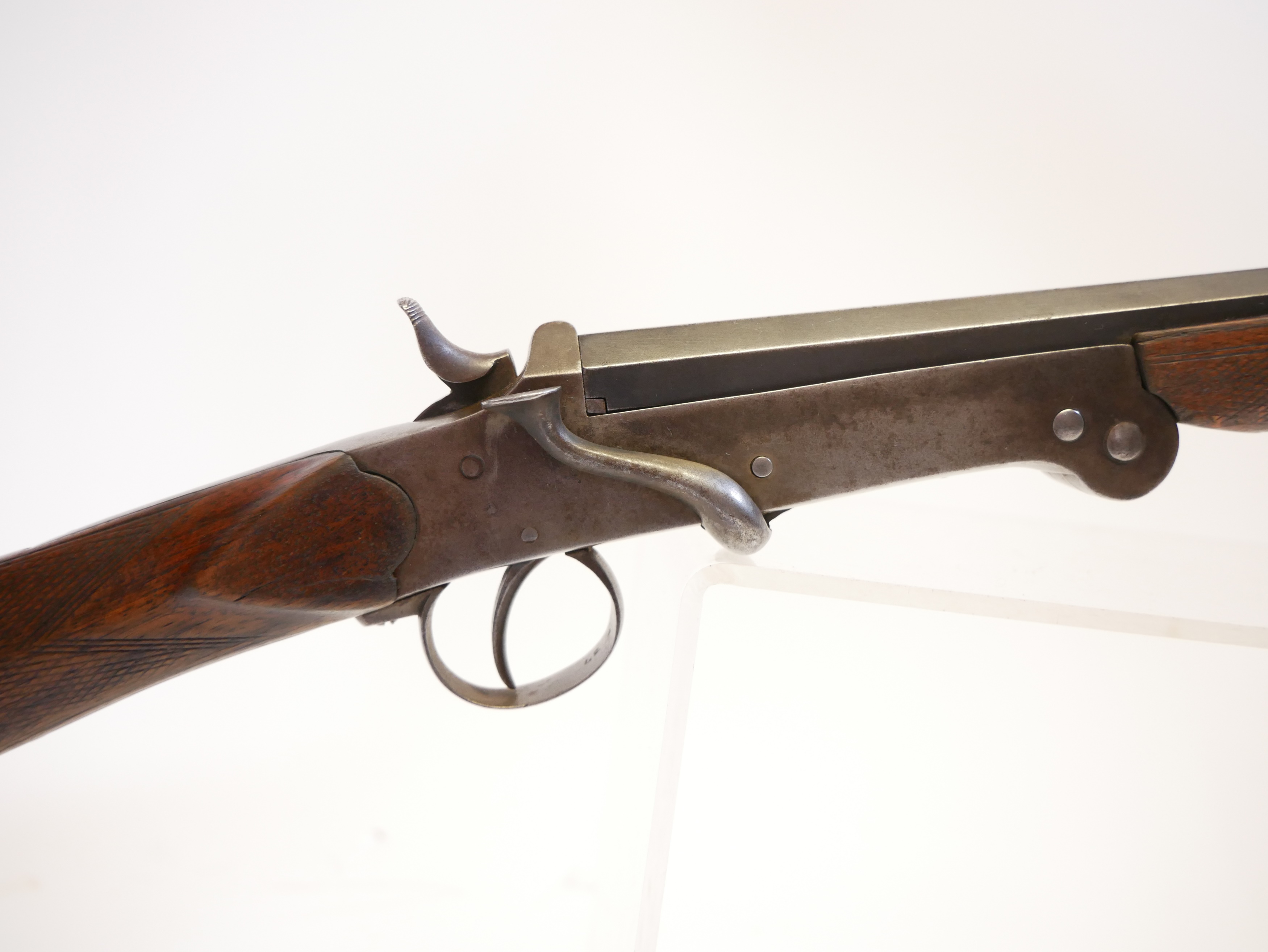 Lot 428 - Belgian .410 folding single barrel shotgun