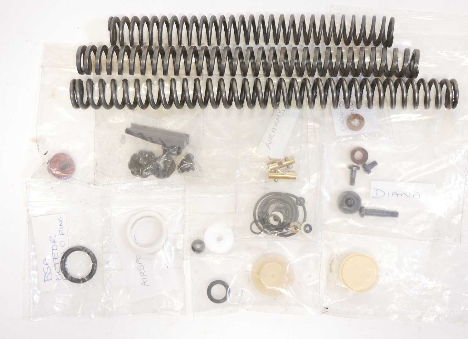 Lot 508 - Collection of Air Rifle spare springs,