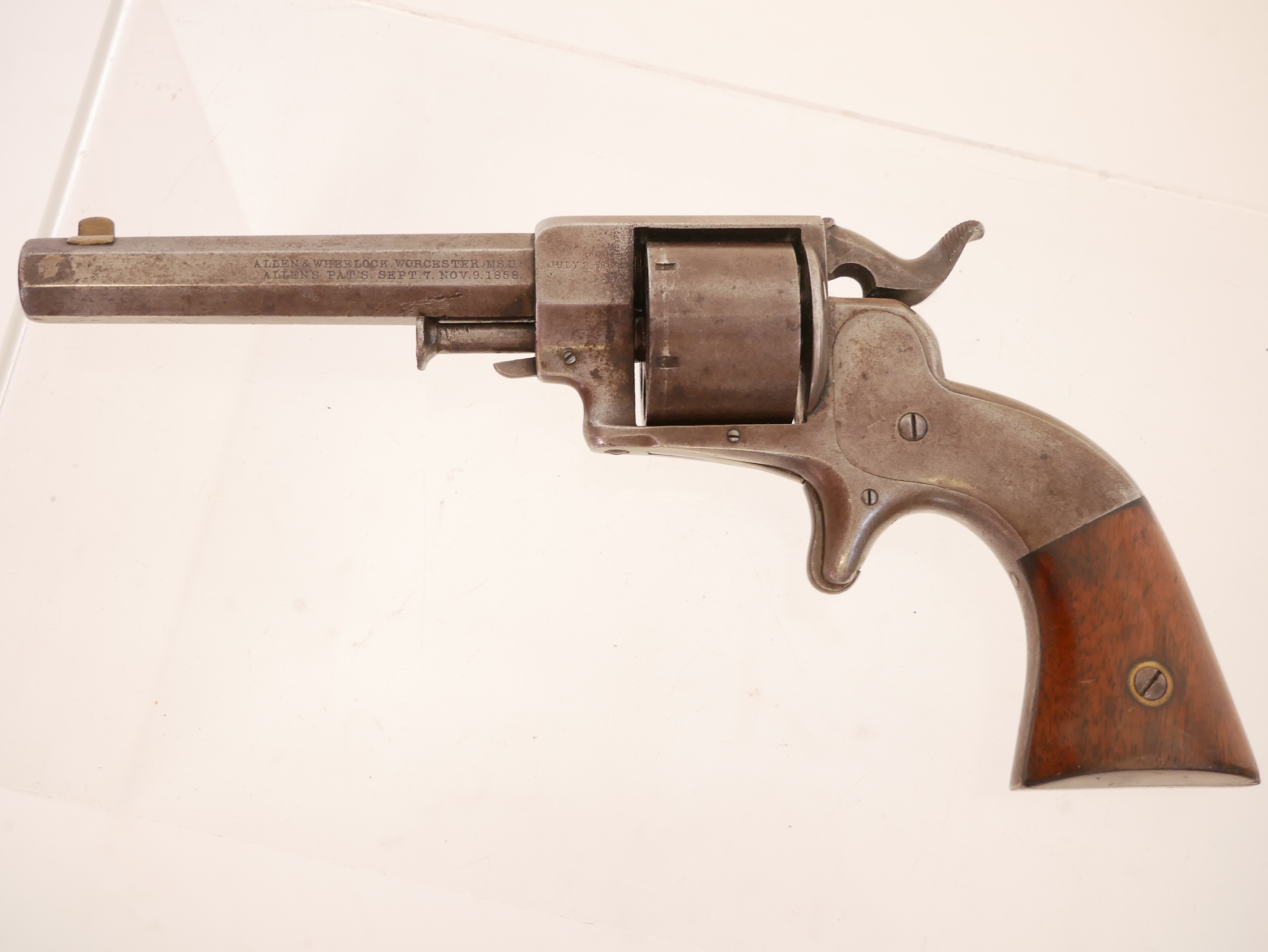 Lot 26 - Allen and Wheelock .32 rimfire revolver